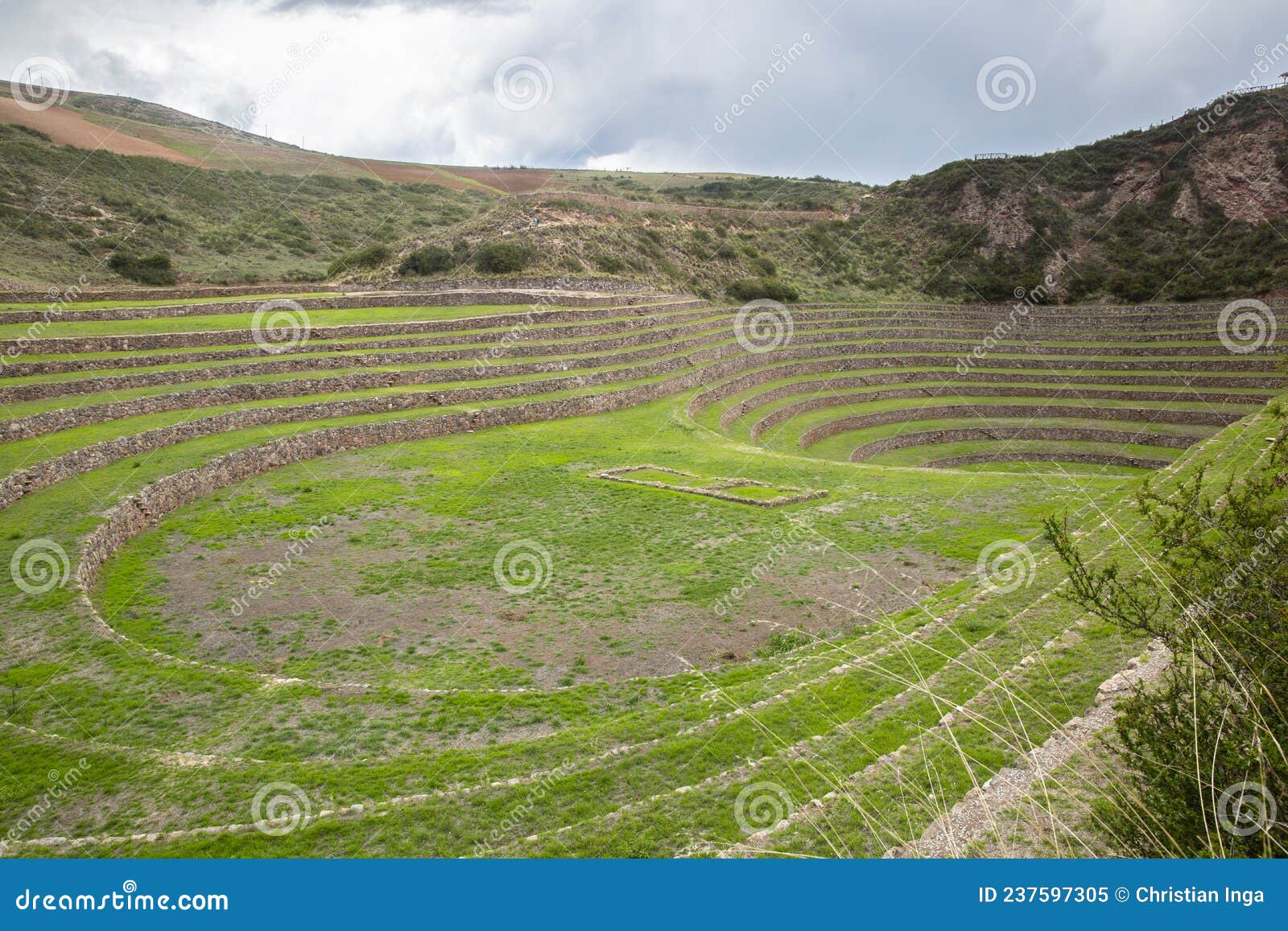 Archeological Site Moray in Cusco Peru. Stock Image - Image of ...