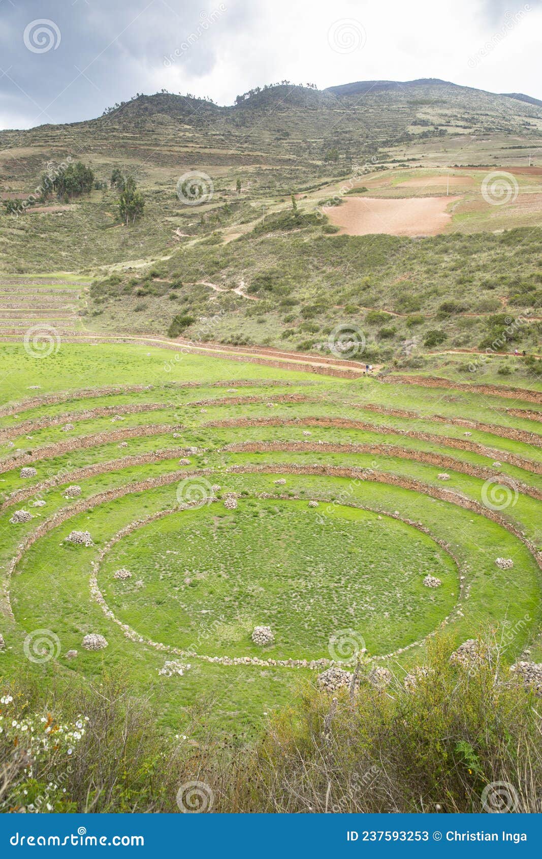 Archeological Site Moray in Cusco Peru. Stock Image - Image of ...