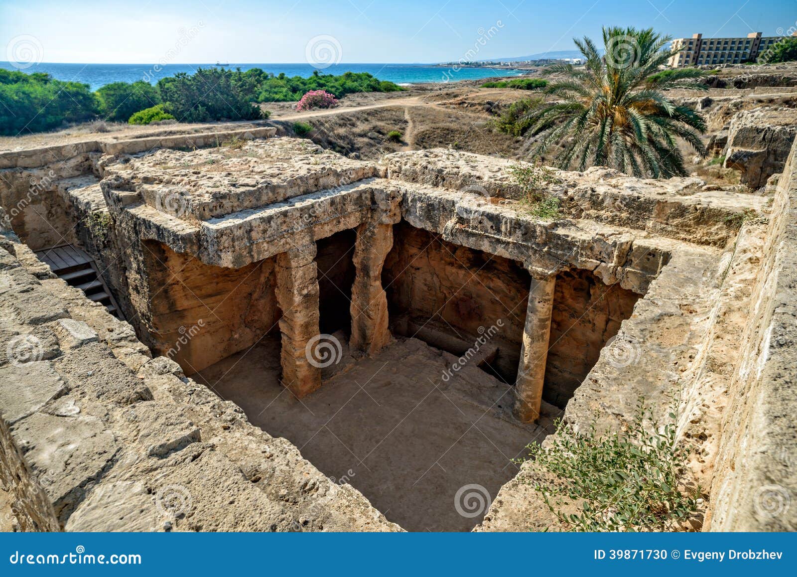 Archeologisch Museum in Paphos Op Cyprus Stock Foto - Image of ...