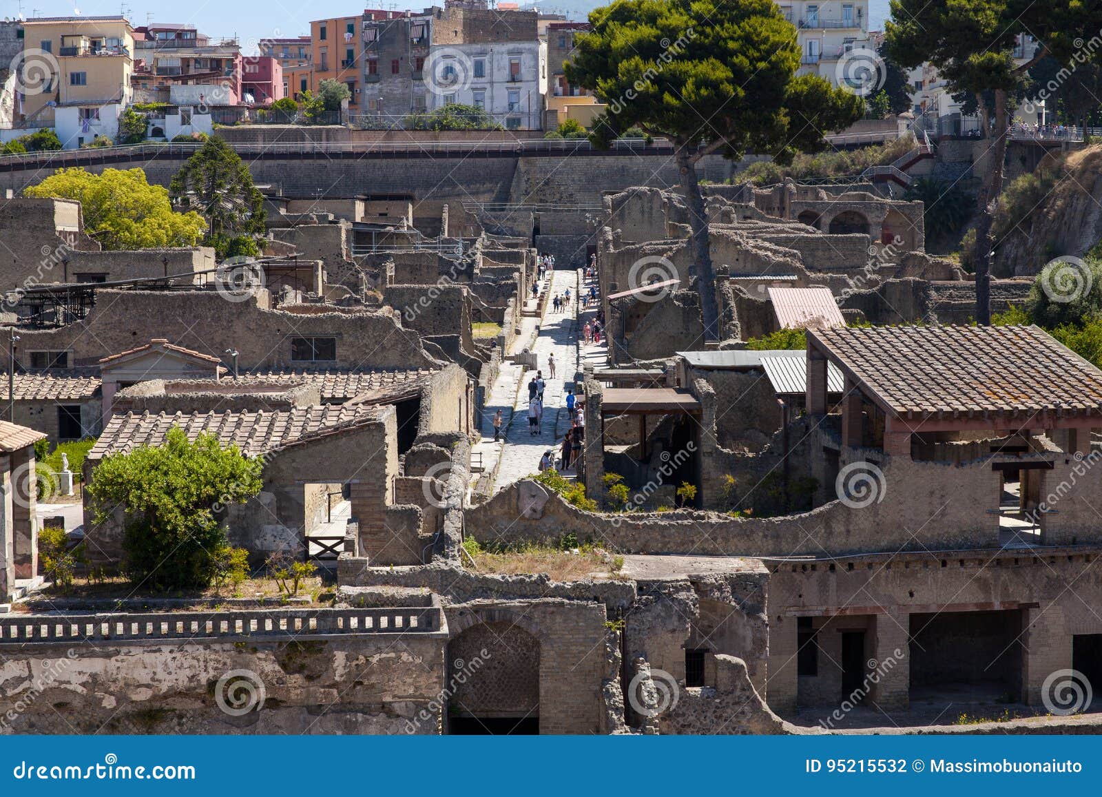 Archeology Area of Ercolano Editorial Photography - Image of horizontal ...
