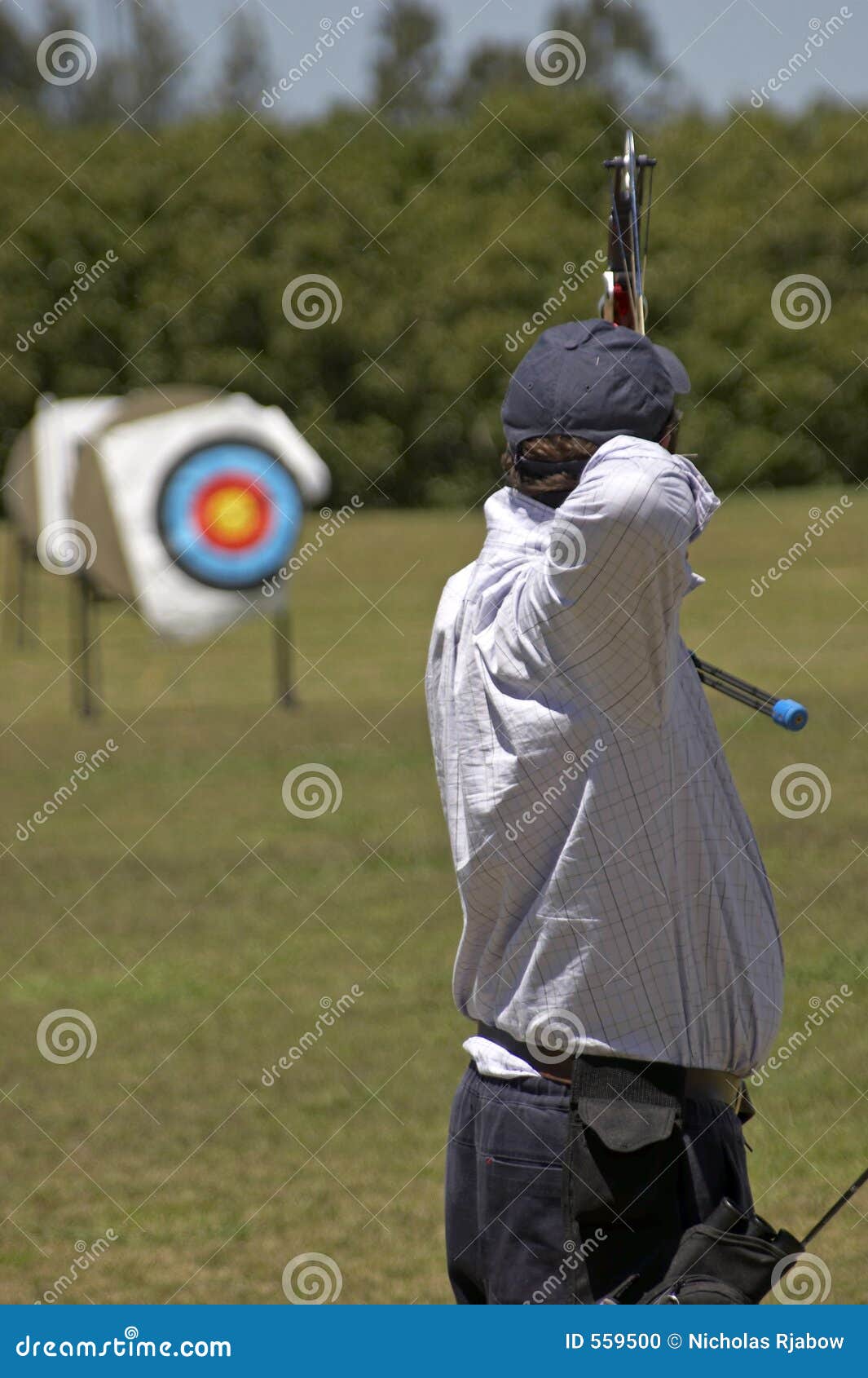 Archer stock photo. Image of aims, metaphors, archery, motion - 559500