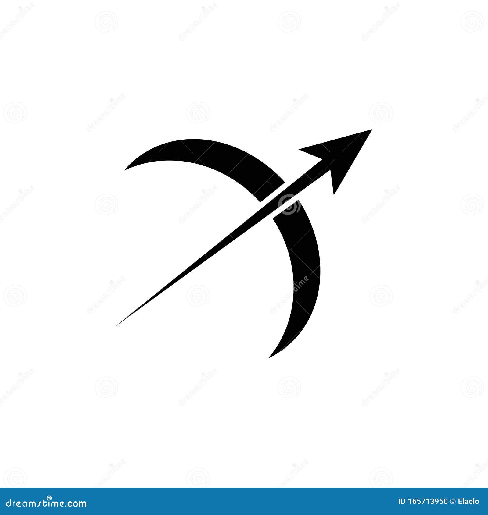 Archer Icon Vector Illustration Design Logo Stock Vector - Illustration ...