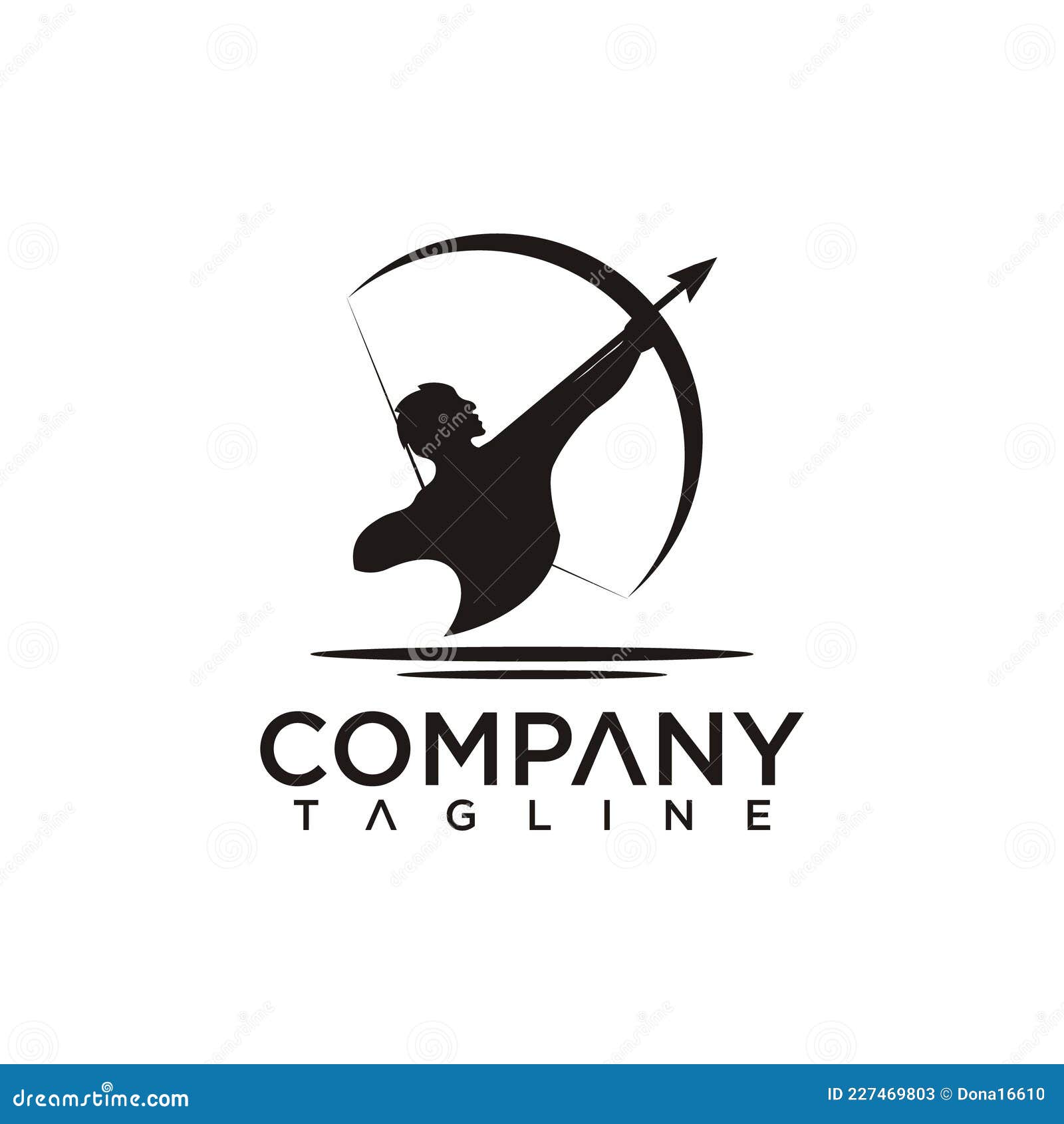 Archer Logo Designs Concept, Archery Silhouette Logo Designs Vector ...
