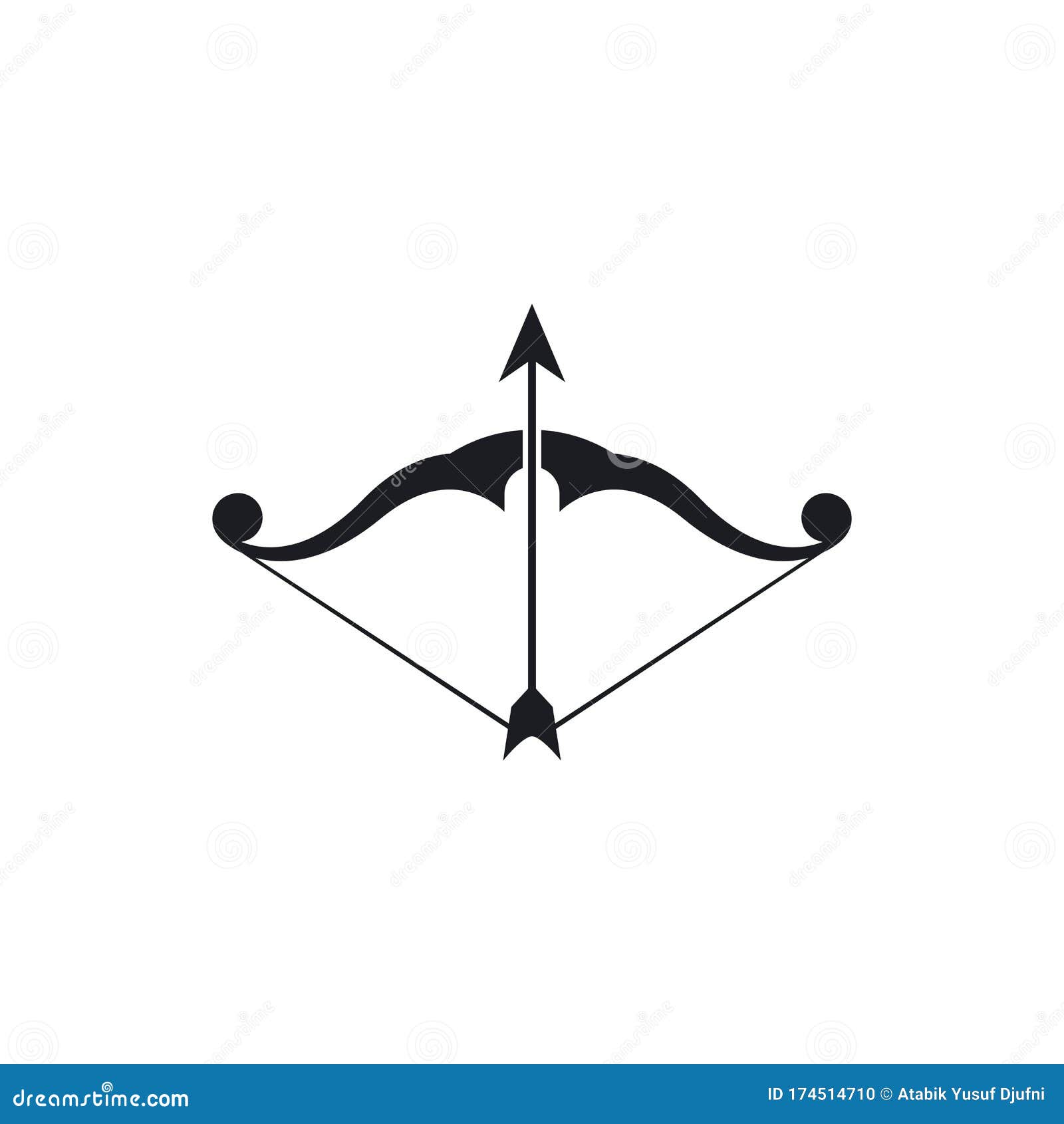 Archer logo vector icon stock vector. Illustration of precision - 174514710