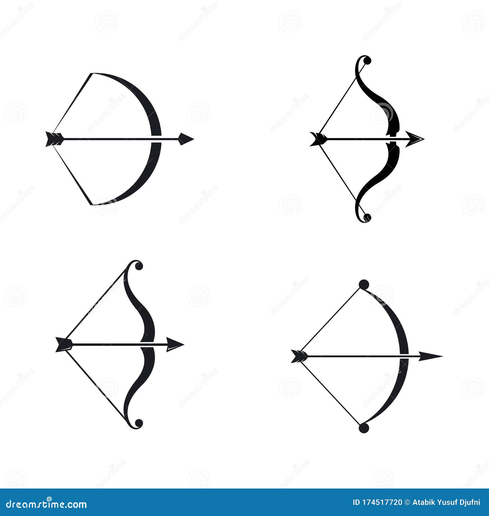 Archer Logo With Slogan Template Royalty-Free Stock Image ...