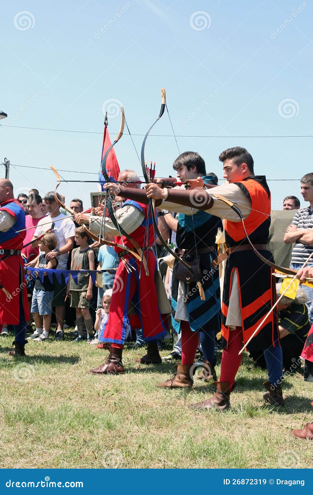 Archers editorial stock image. Image of metal, conflict - 26872319