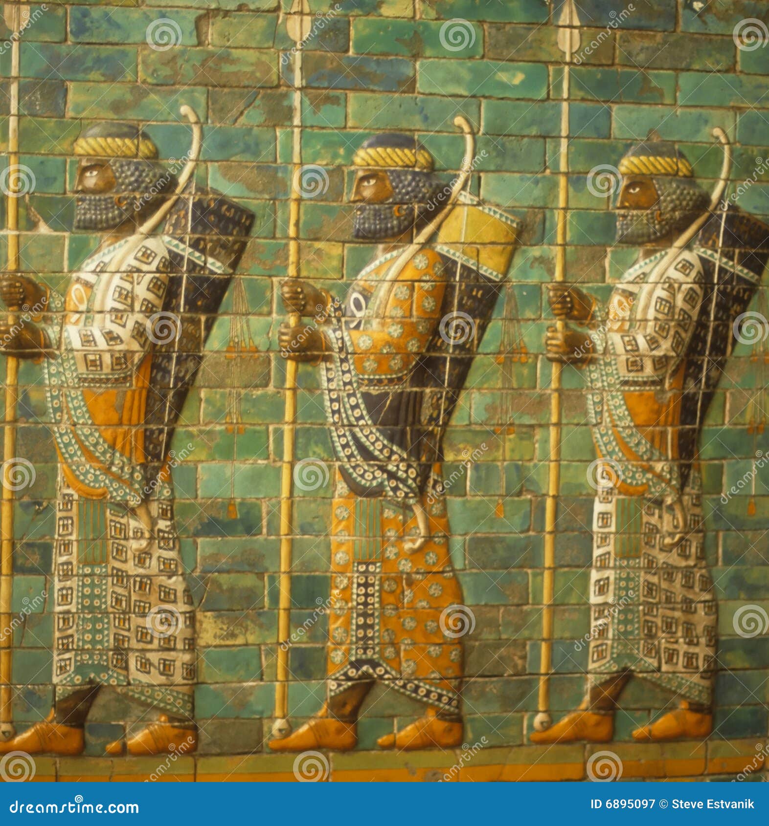 Archers babilónicos, fotografía editorial. Imagen de monumento - 6895097