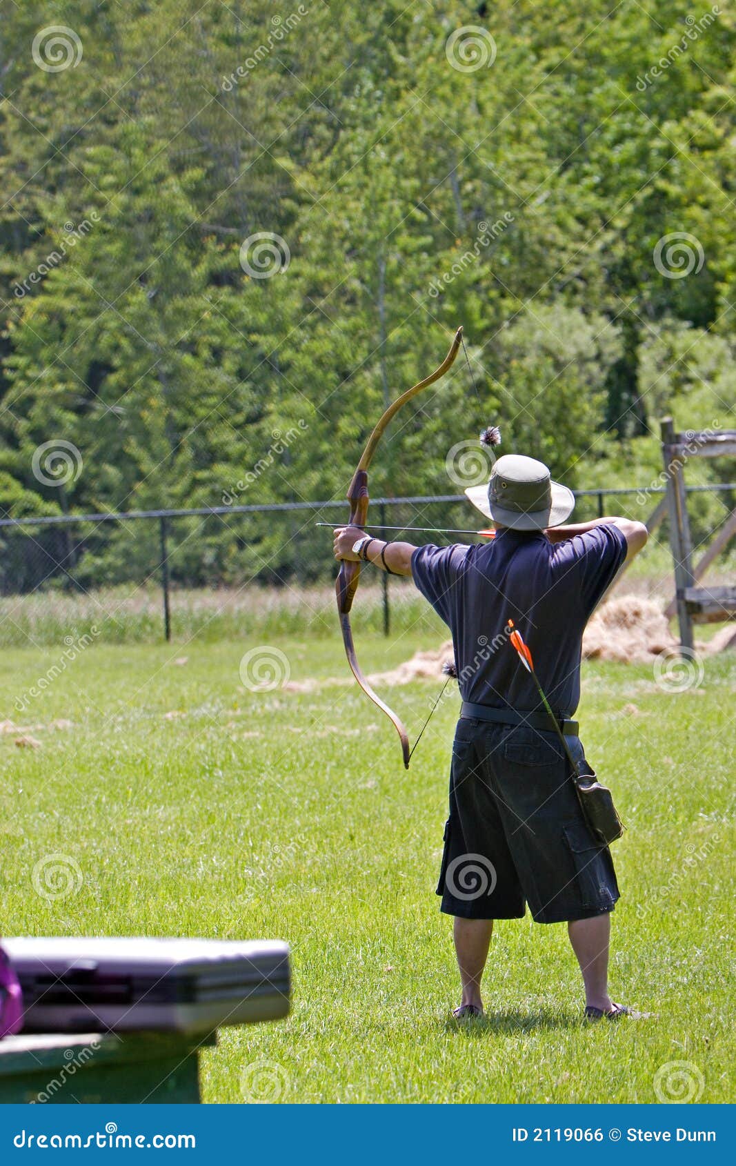 Archery stock photo. Image of grass, trees, green, shooting - 2119066