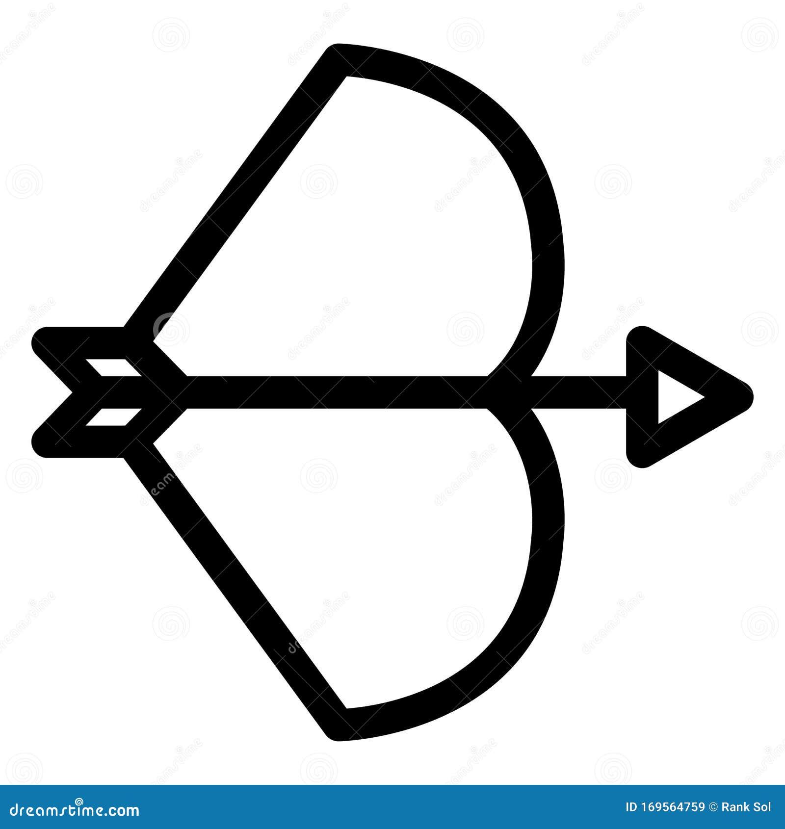 Archery, Arrow Isolated Vector Icon Which Can Easily Modify or Edit ...