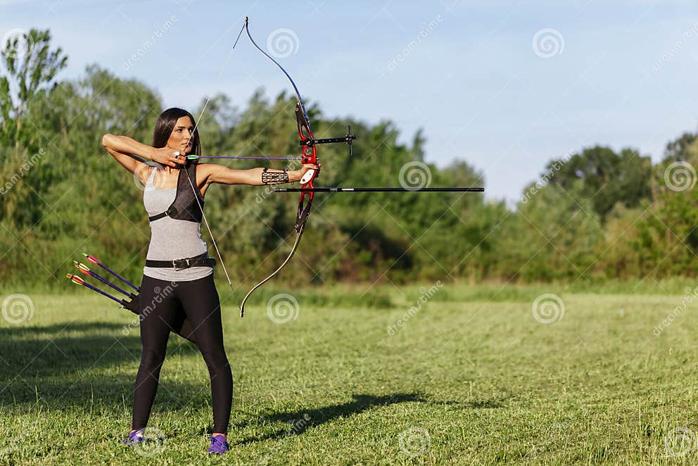 Archery stock image. Image of arrow, shoot, archery, range - 54708383