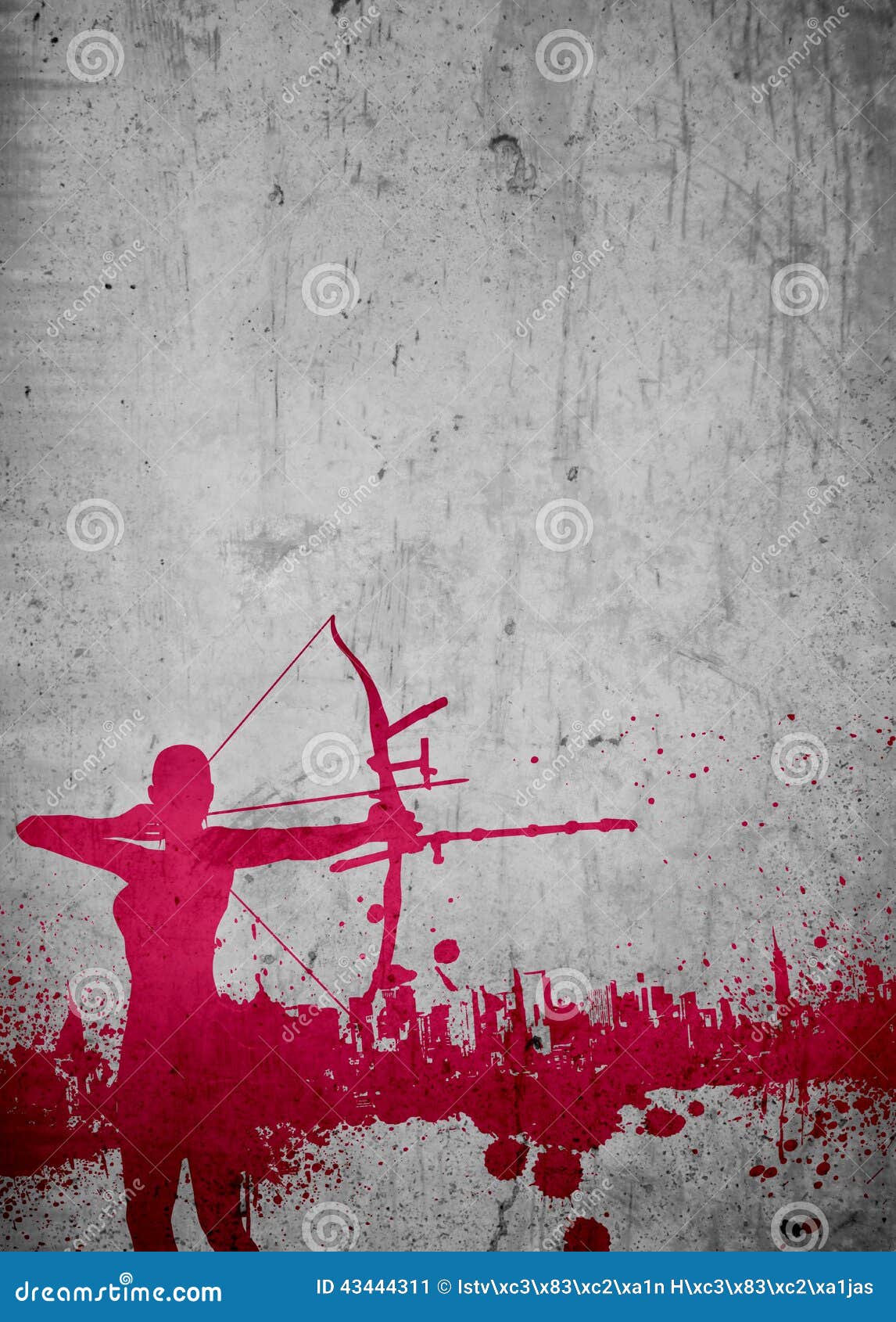 Archery background stock image. Image of concrete, invitation - 43444311