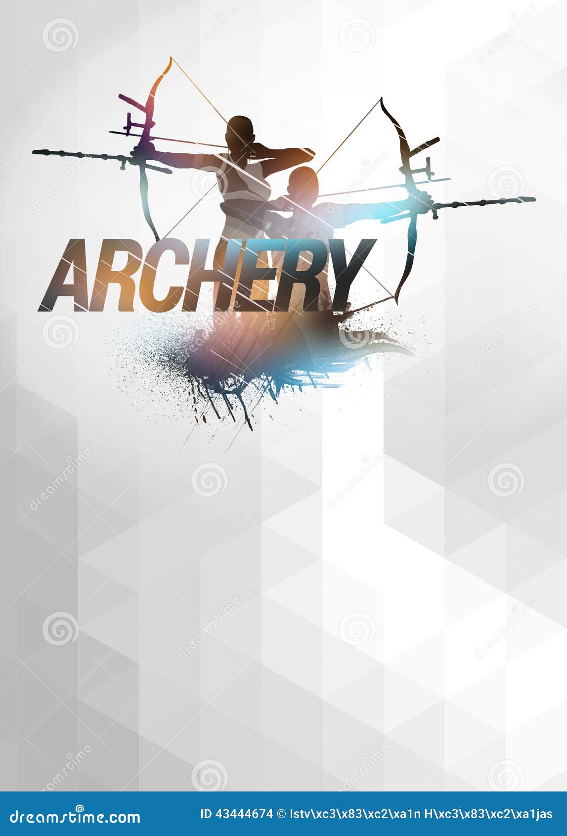 Archery Background Royalty-Free Stock Image | CartoonDealer.com #43444756