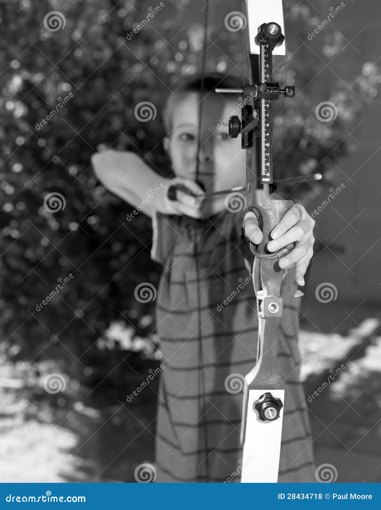 Archery Boy stock photo. Image of string, sport, young - 28434718