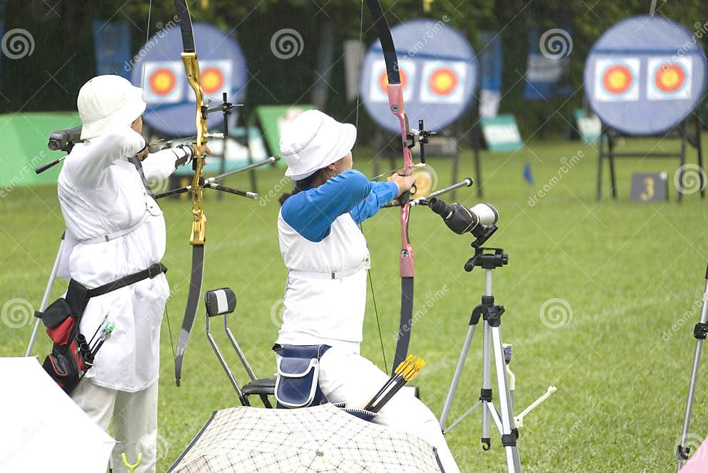 Archery for Disabled Persons Stock Image - Image of grass, games: 1695001