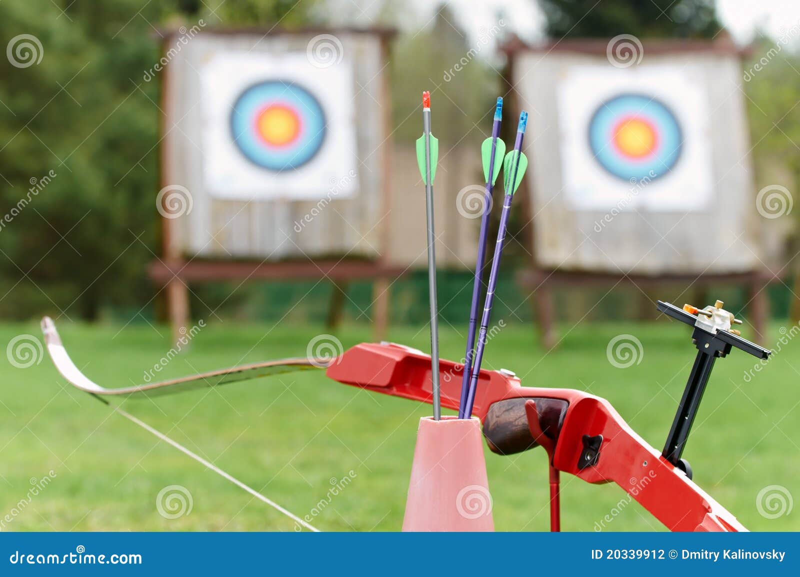 Archery Equipment - Bow Arrows Stock Photo - Image of accuracy ...