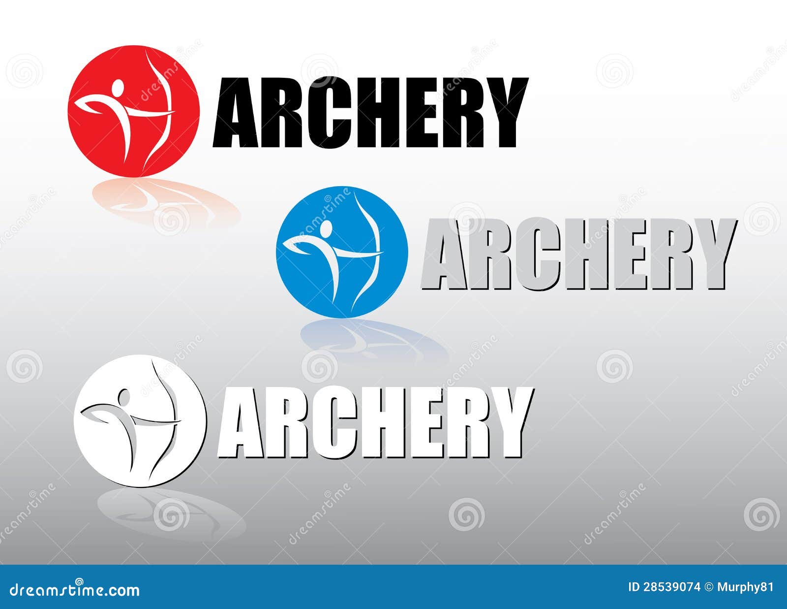 Archery label stock vector. Illustration of bolts, sign - 28539074