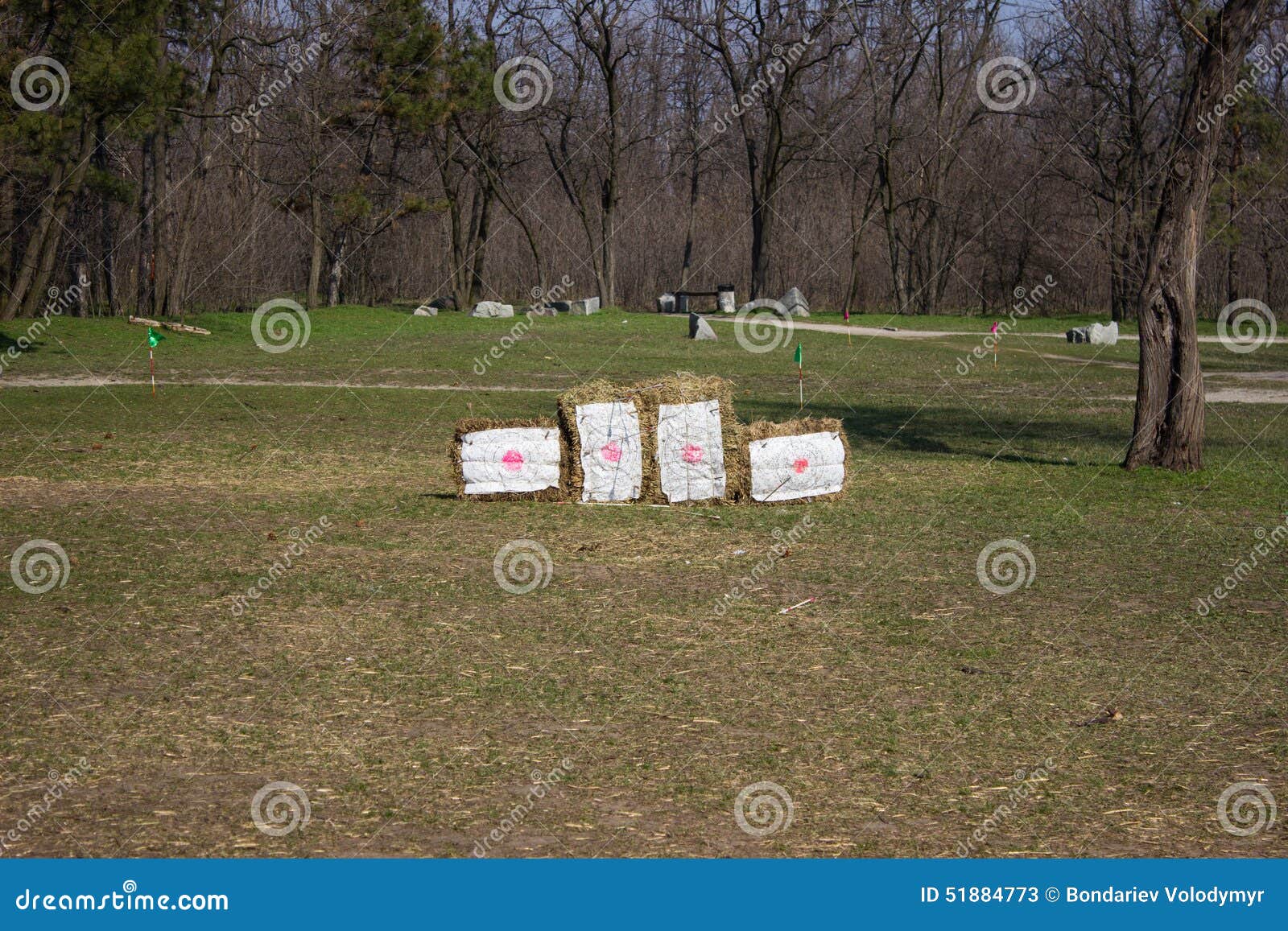 Archery shooting target stock image. Image of archery - 51884773