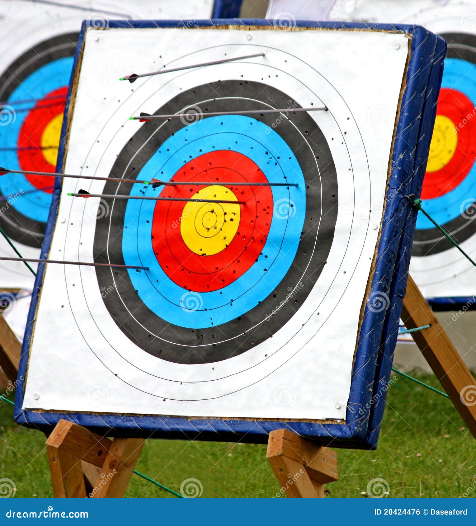 Archery Target. stock photo. Image of archery, shoot - 20424476