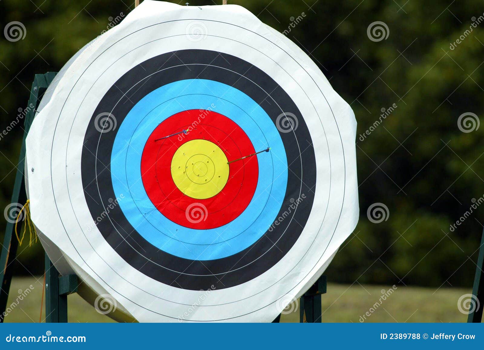 Archery Target 53 stock photo. Image of sport, yellow - 2389788