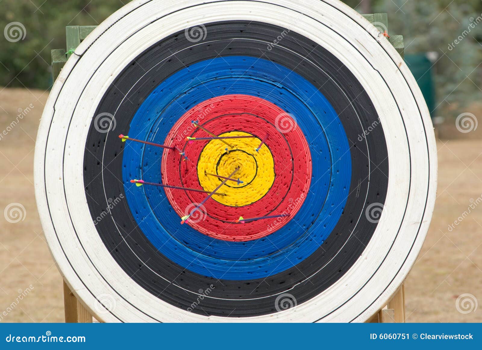 Archery target stock image. Image of accuracy, score, precise - 6060751