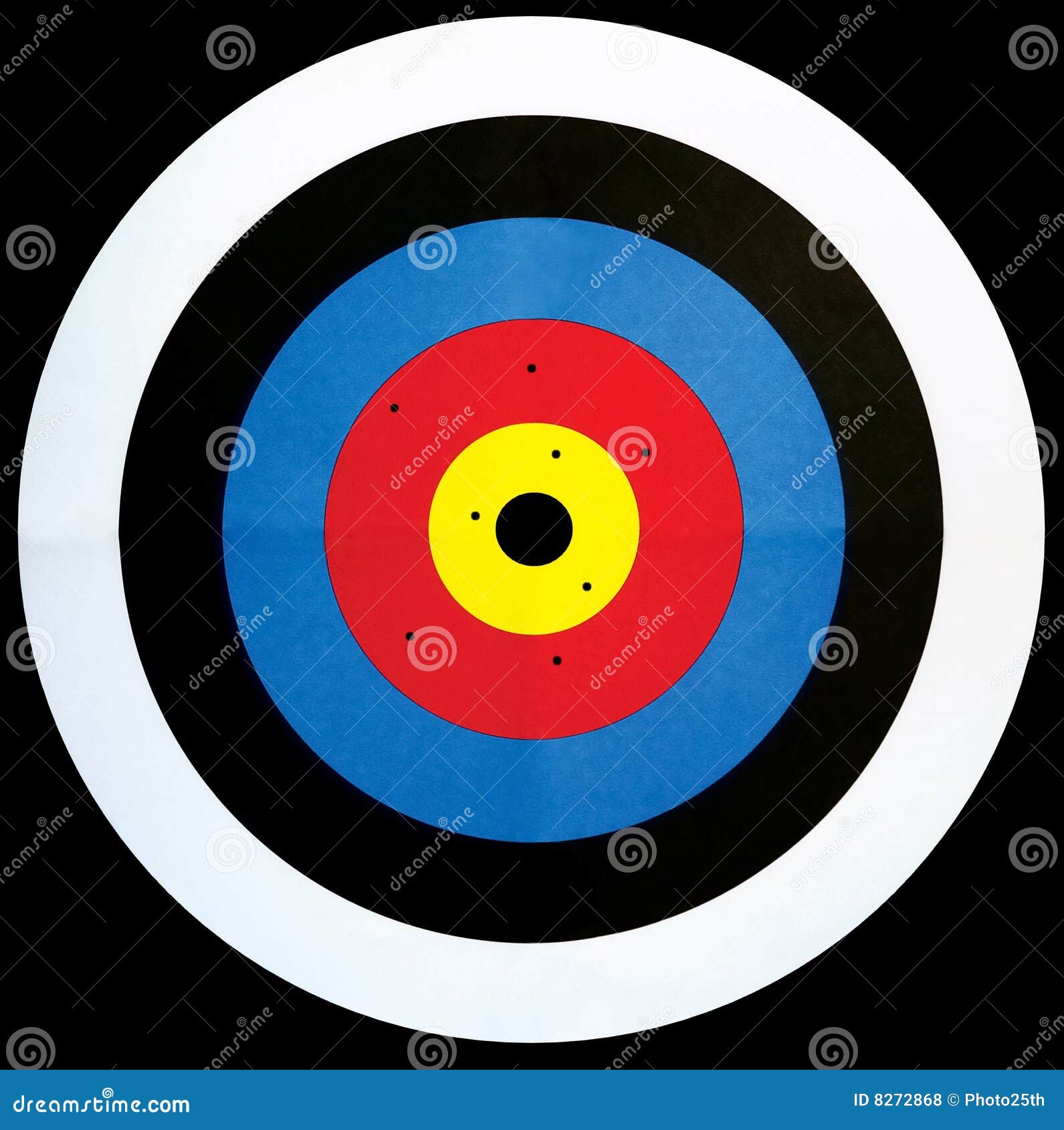 Archery Target Field At Archery Championship Competition Shooting Range ...