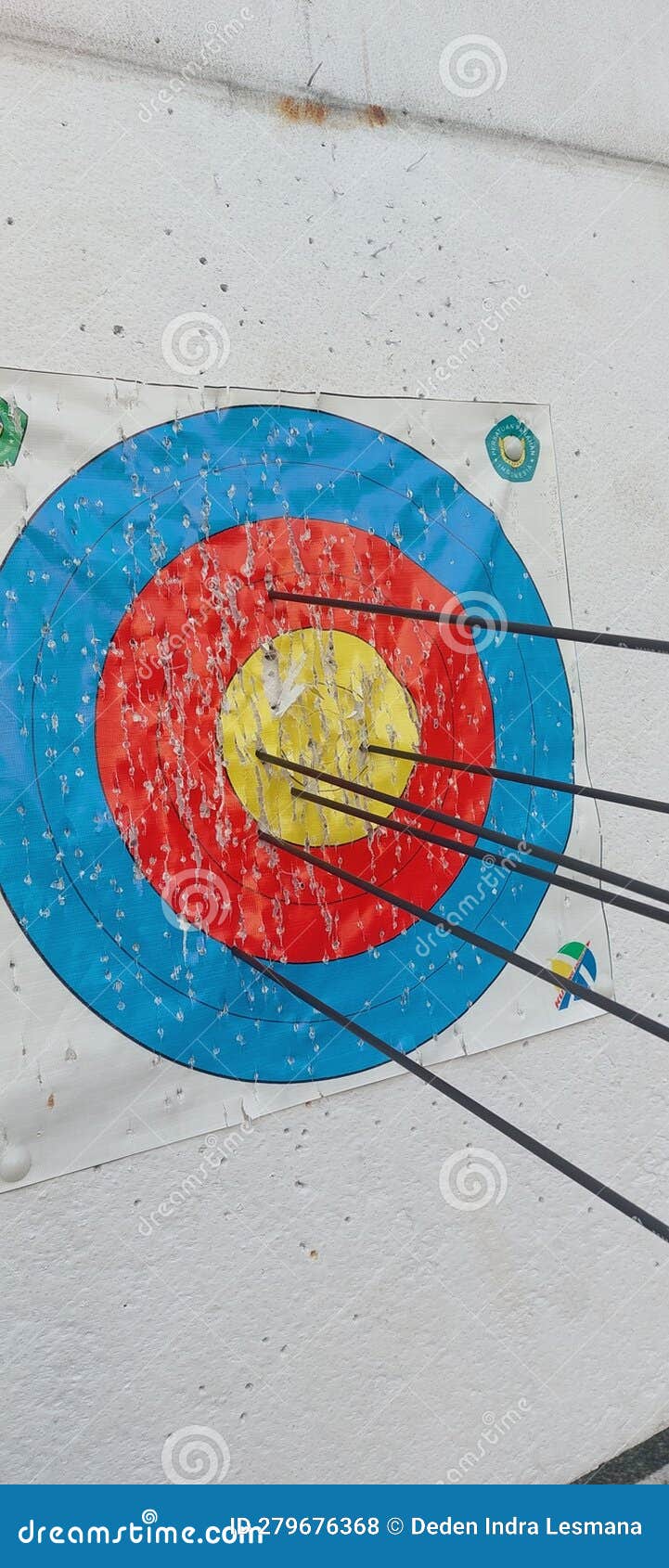 Archery target faces stock photo. Image of blue, faces - 279676368