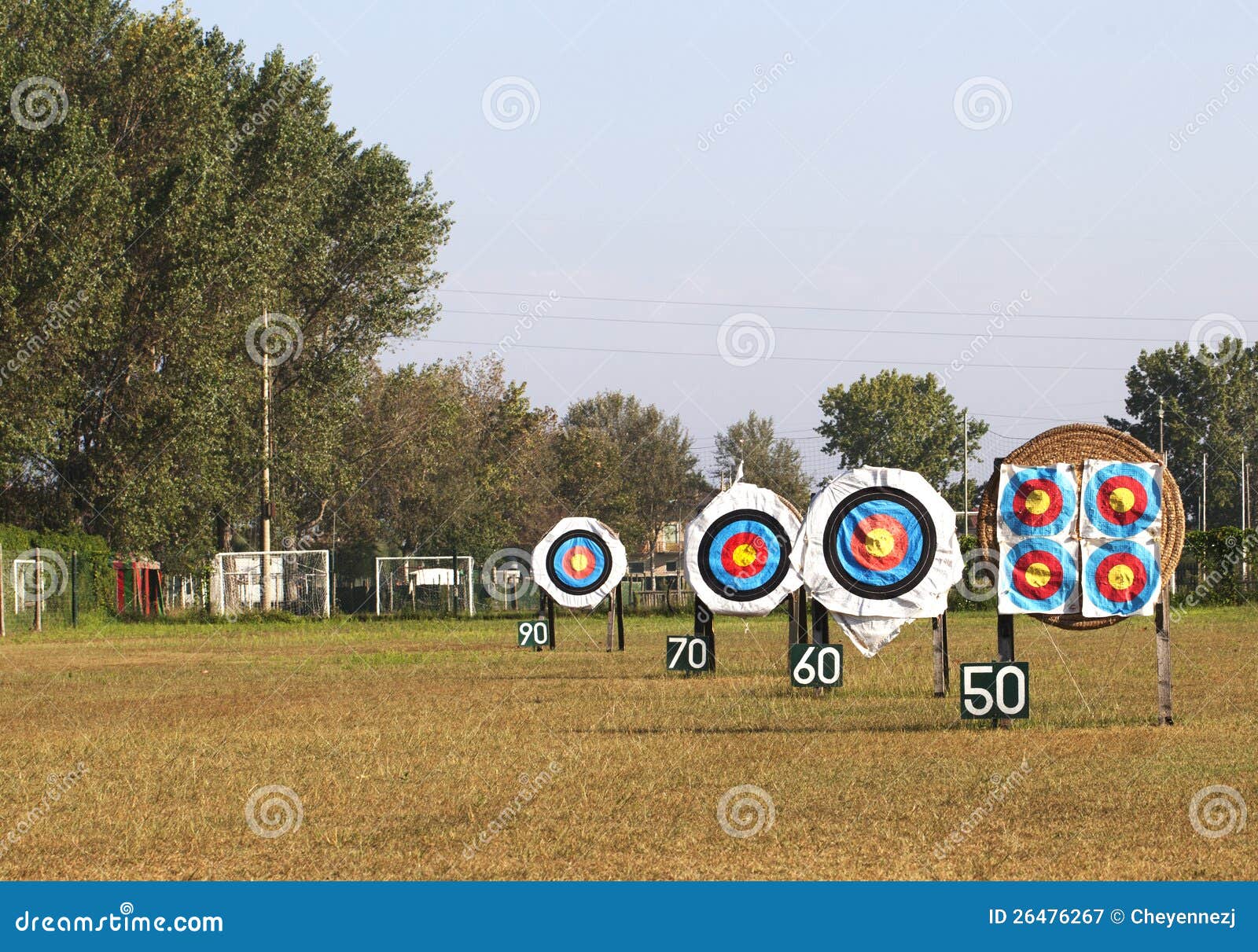Archery Targets stock image. Image of directions, flag - 26476267