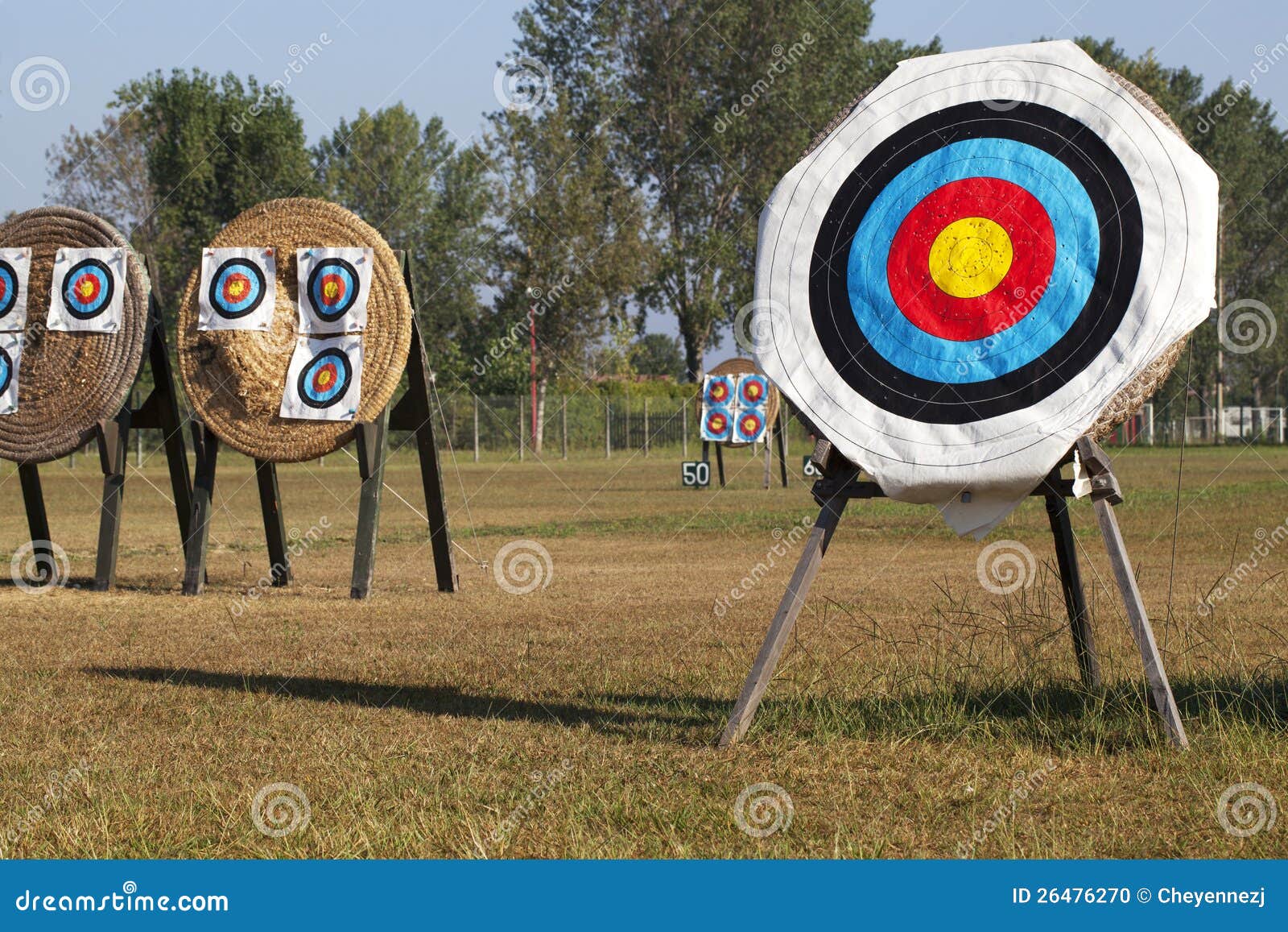 Archery Targets stock photo. Image of sport, center, bull - 26476270