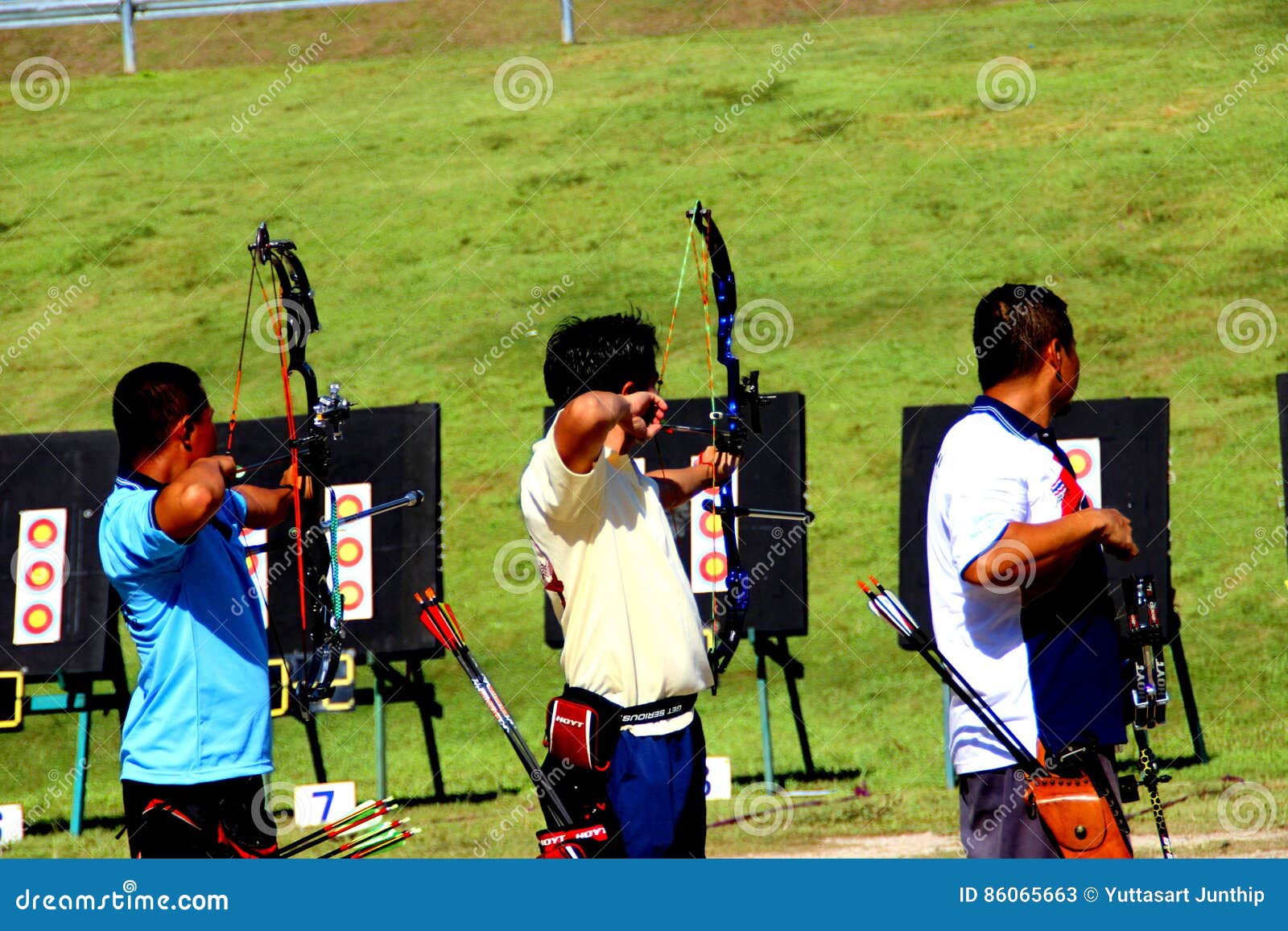 Archery Tournament editorial stock photo. Image of archer - 86065663