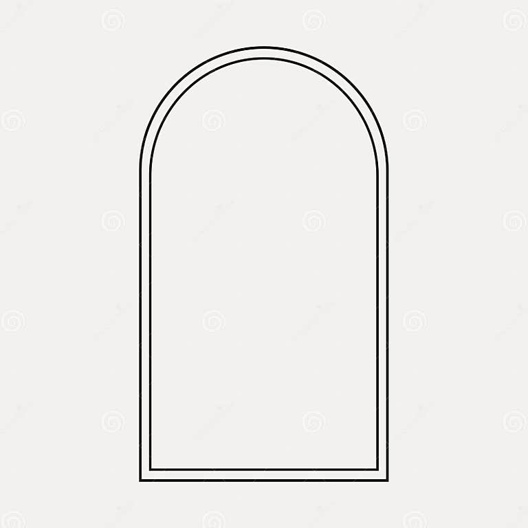 Arches, Arc, Frame Arc. Abstract Minimalistic Linear Design Element ...