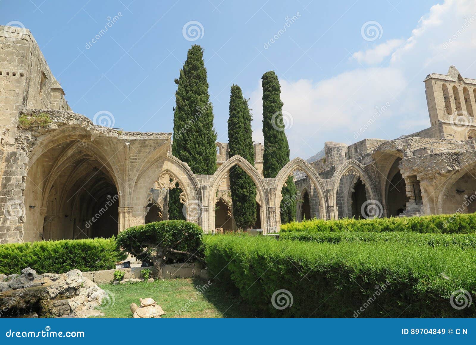 ARCHES at BELLAPAIS stock image. Image of northern, arches - 89704849
