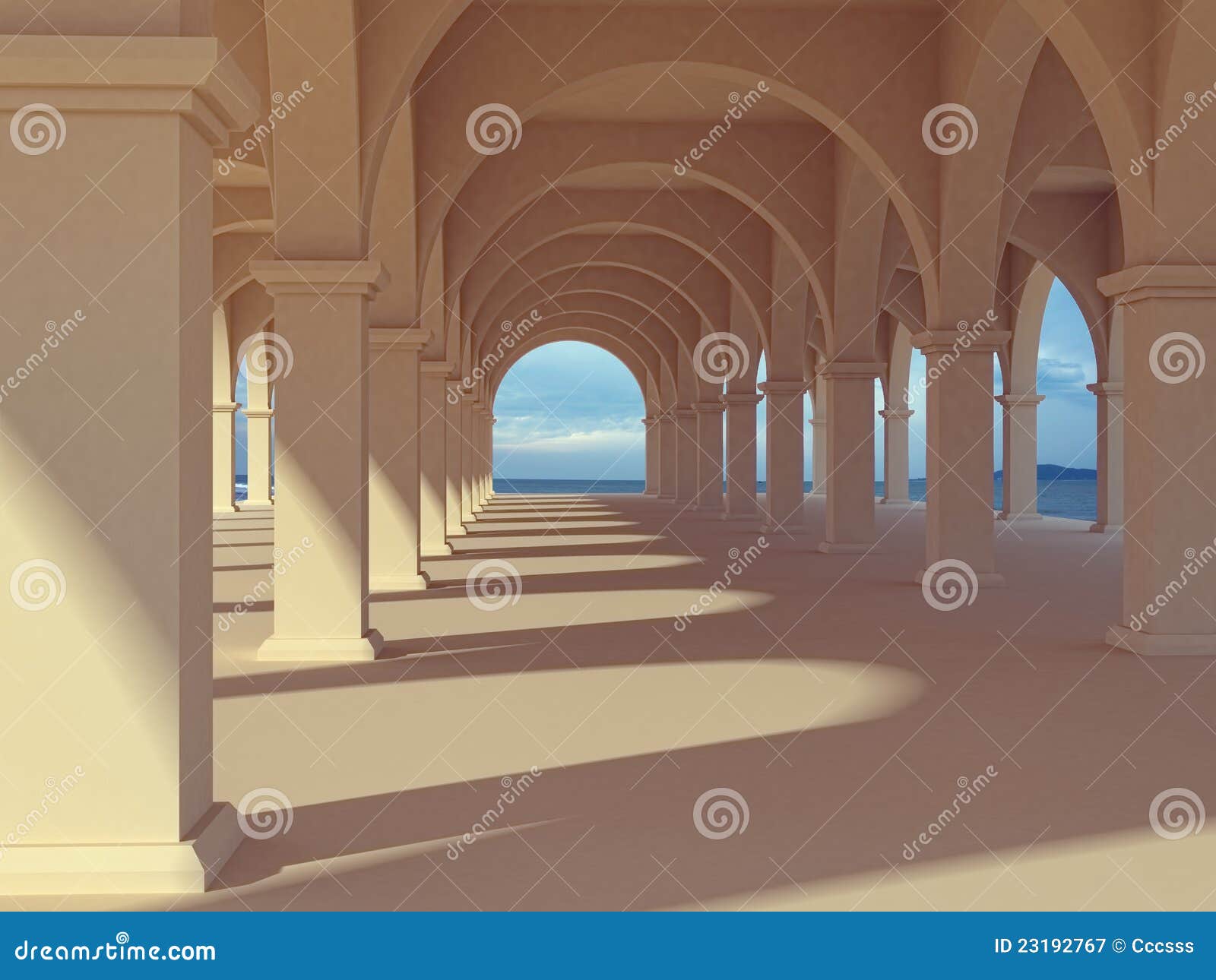 Arches And Columns Stock Image | CartoonDealer.com #23192767