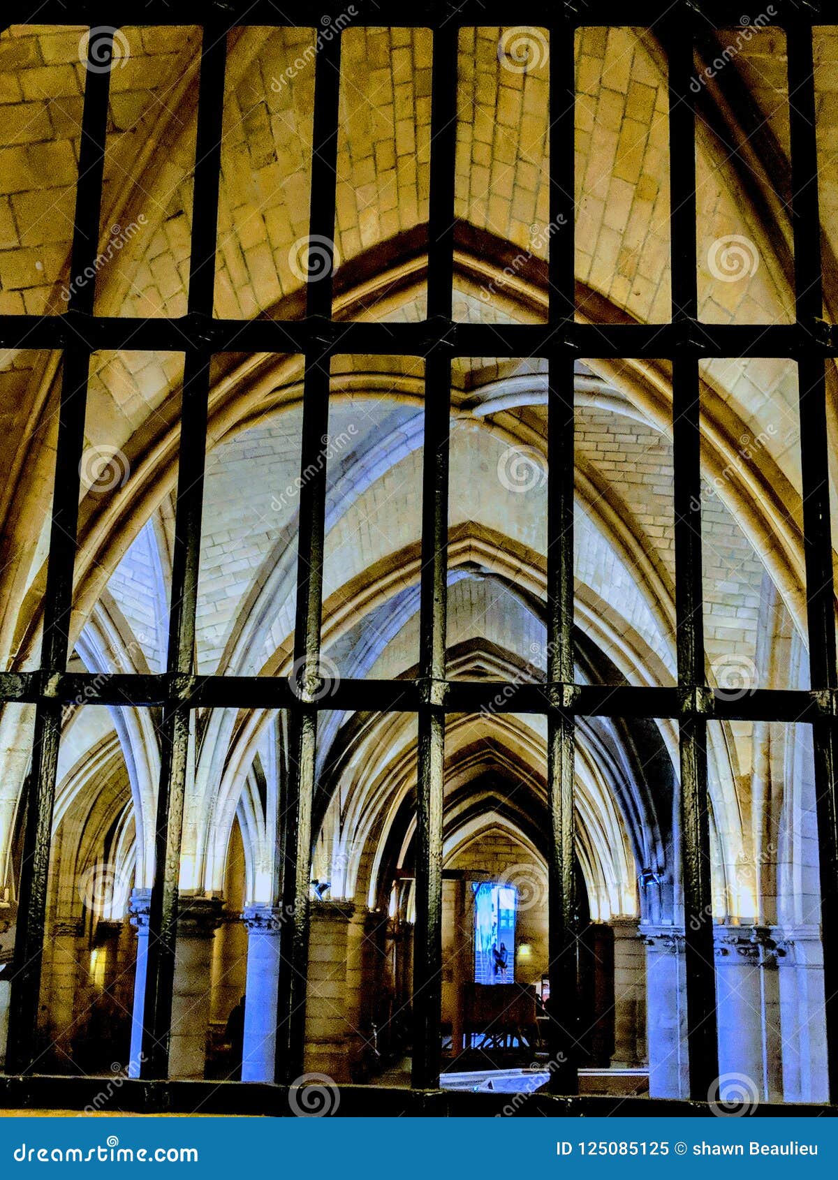 Paris prison stock image. Image of arches, paris, gate - 125085125