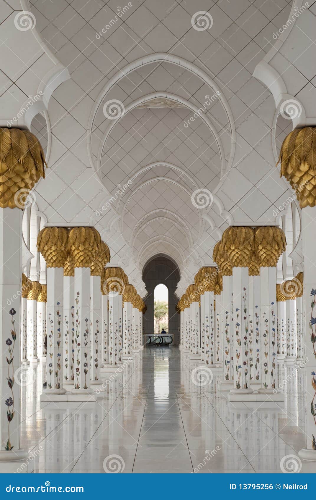 Arches at a mosque stock photo. Image of oriental, asian - 13795256