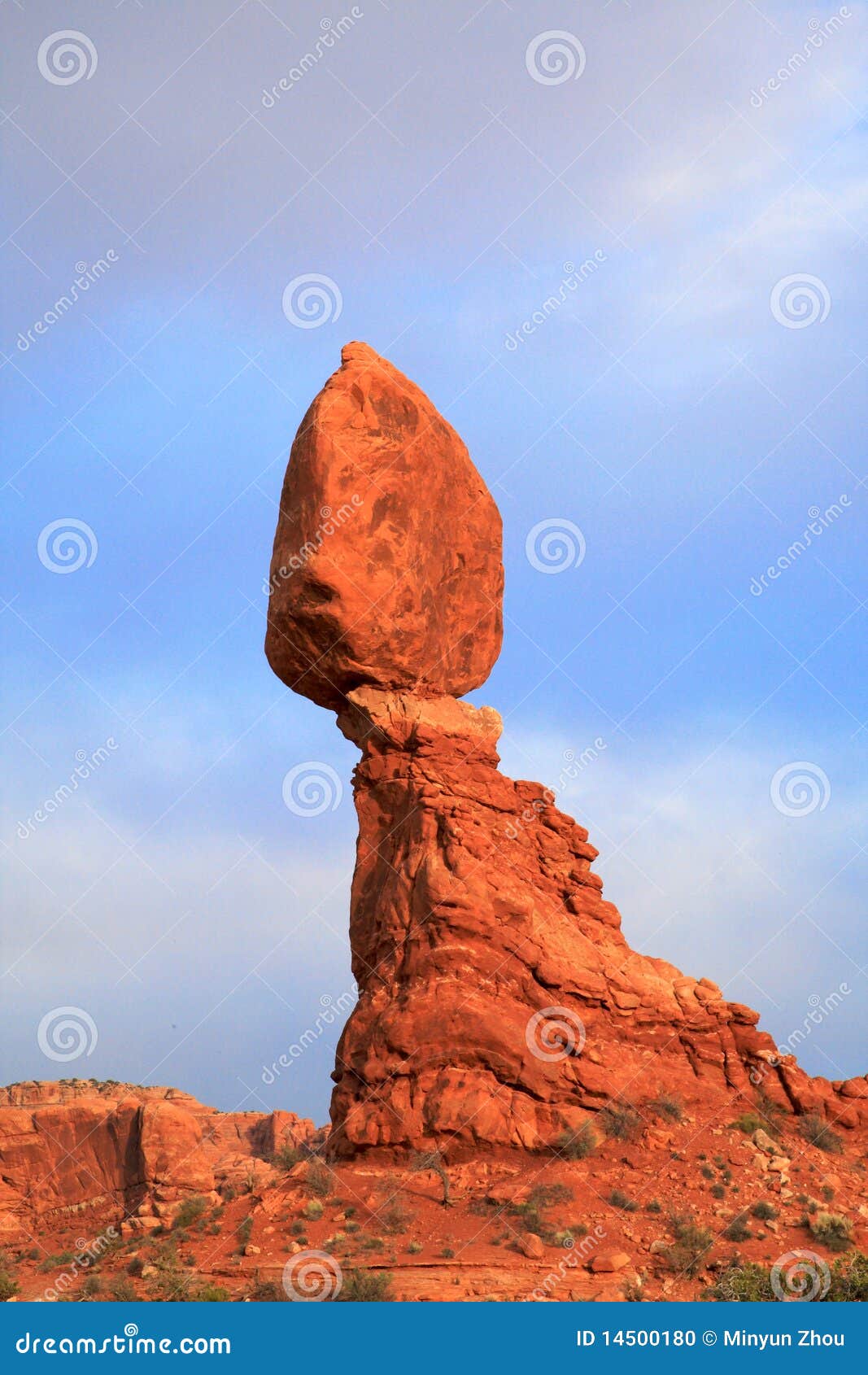 Arches National Park stock photo. Image of balanced, megalithic - 14500180