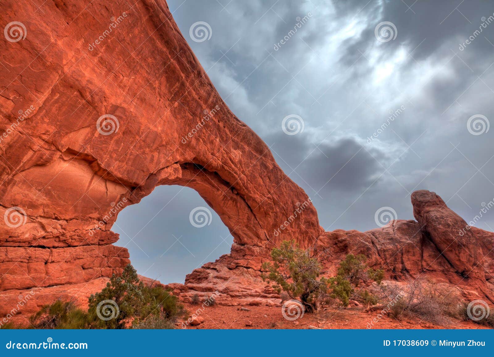 Arches National Park stock image. Image of orange, erosion - 17038609