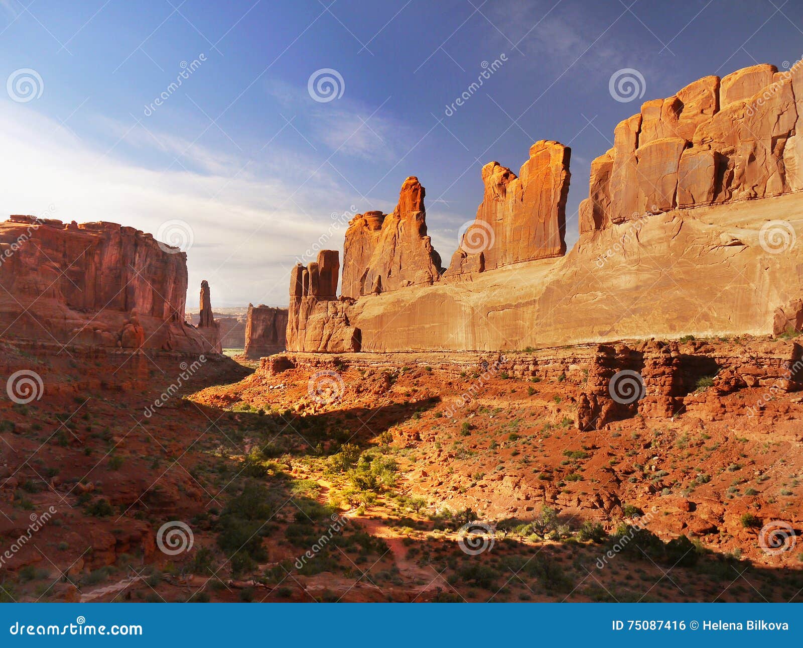 Arches National Park, Moab, Utah Stock Photo - Image of canyon, camp ...