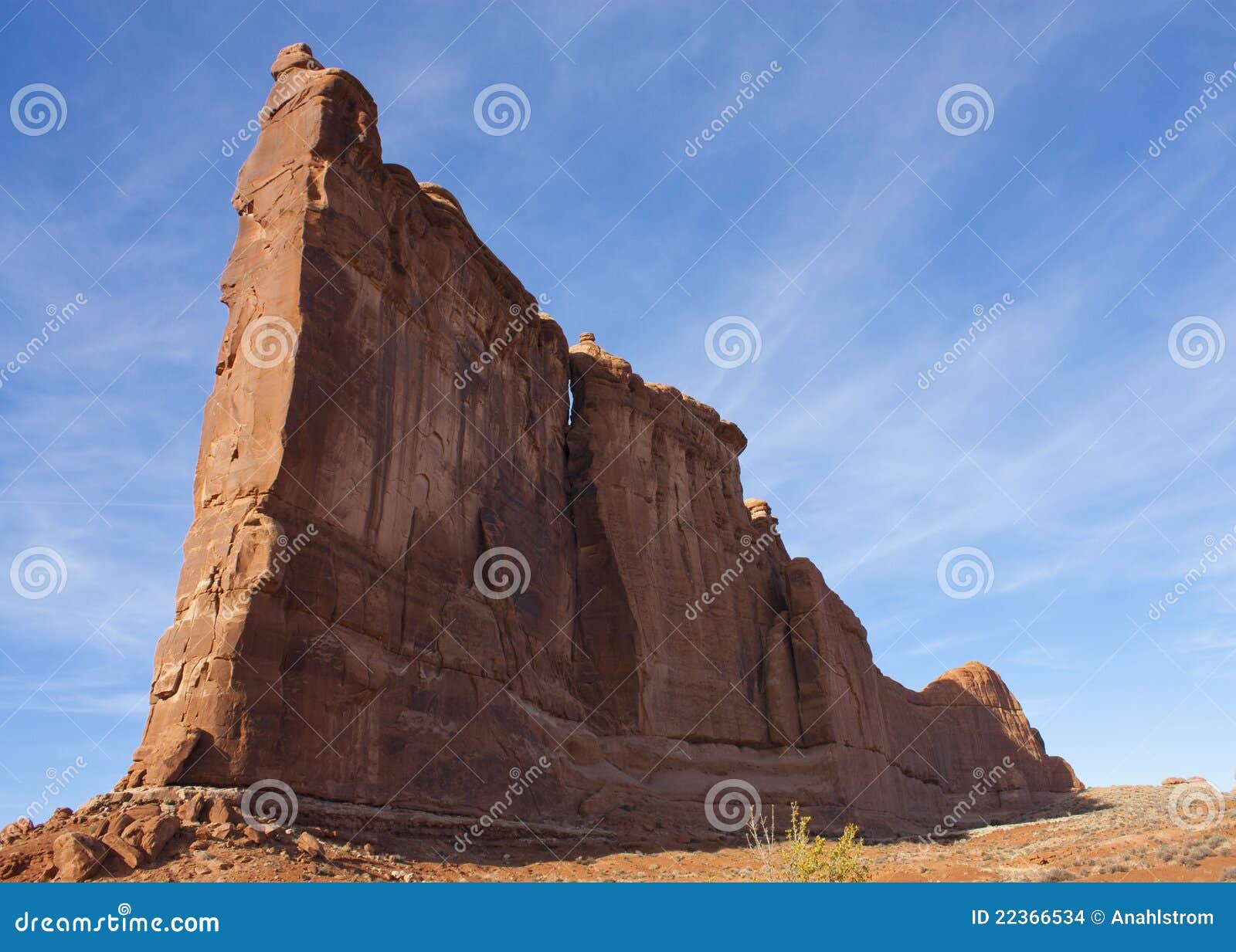 Arches National Park Rock Formation Stock Photo - Image of erosion ...