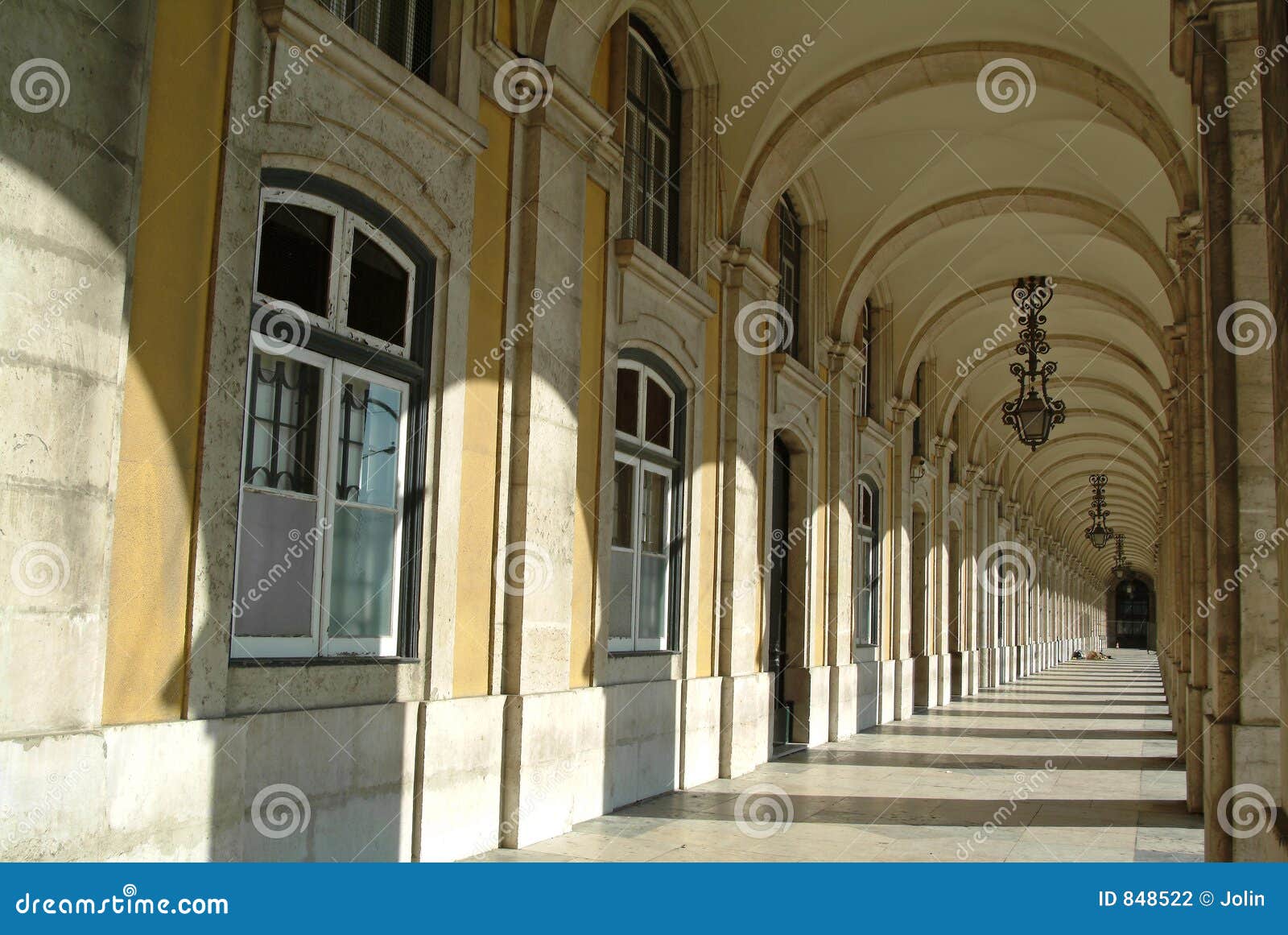 Arches perspective stock photo. Image of columns, archway - 848522