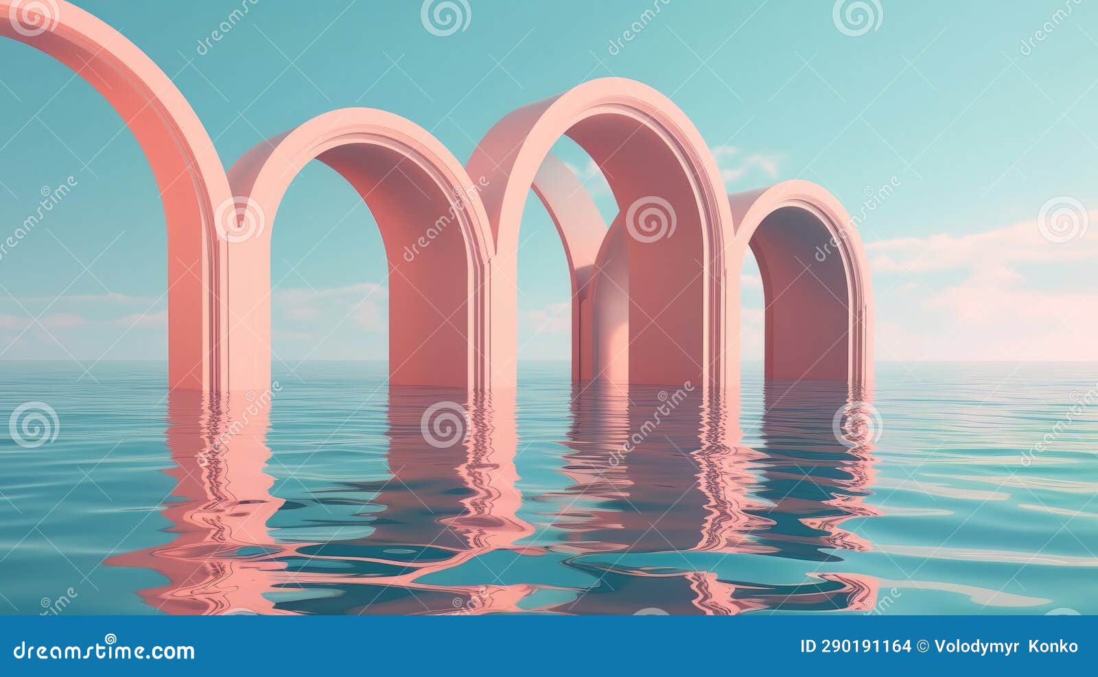 Arches Rising from the Water, Creating a Stunning Architectural ...