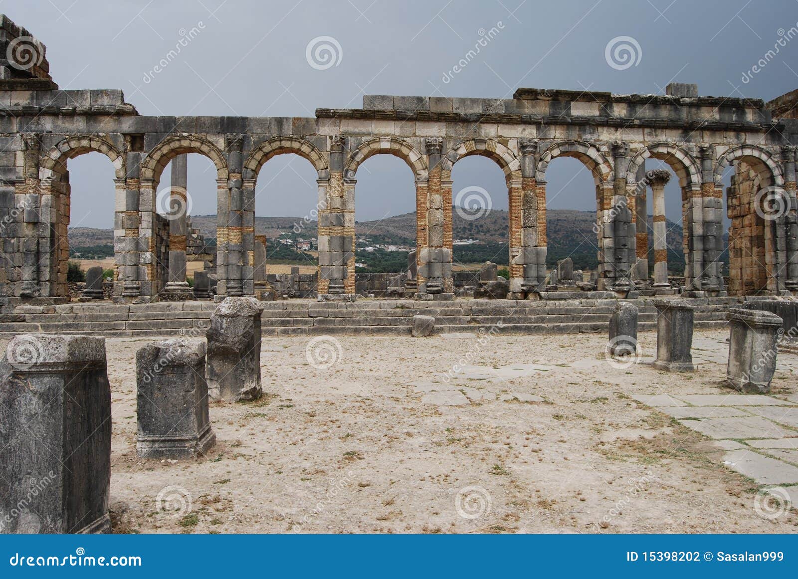 Arches at Temple Ruins stock photo. Image of temple, wall - 15398202