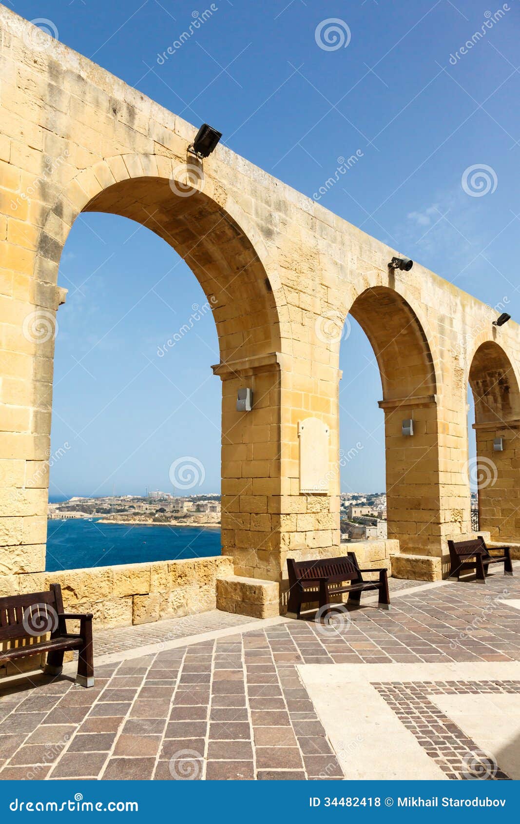 Arches Upper Barrakka Gardens Stock Photo - Image of history, barracca ...