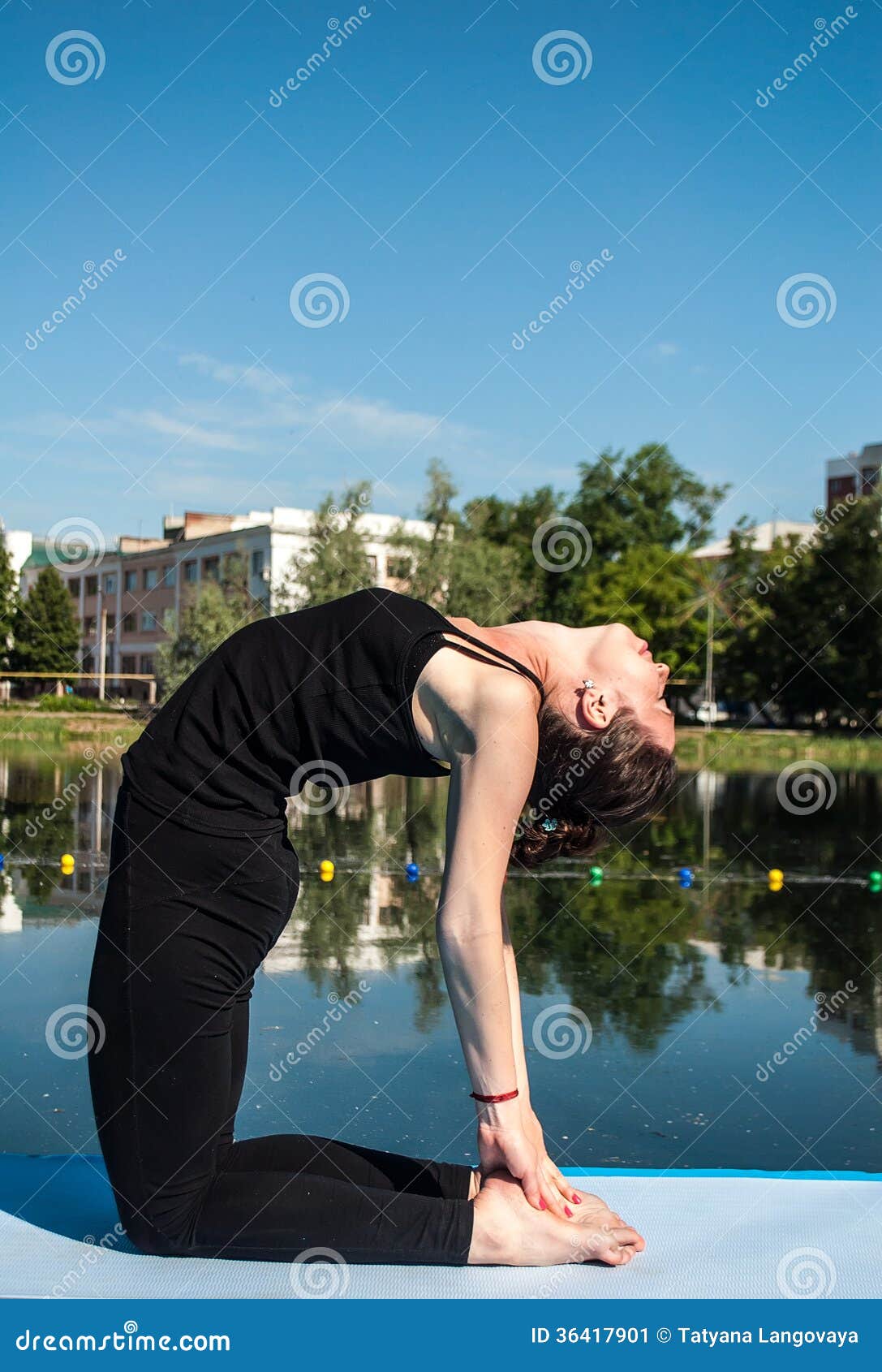 Arching stock image. Image of balance, gymnastic, pilates - 36417901