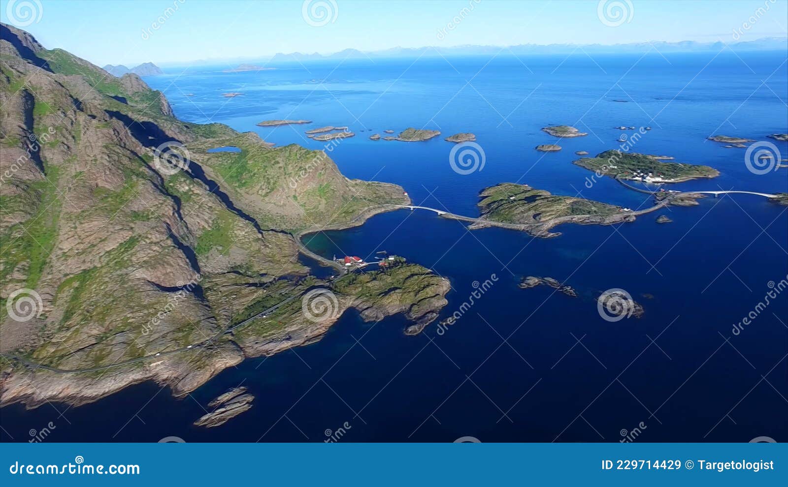 Archipelago. Islands in the Ocean, Photo from Above Stock Image - Image ...