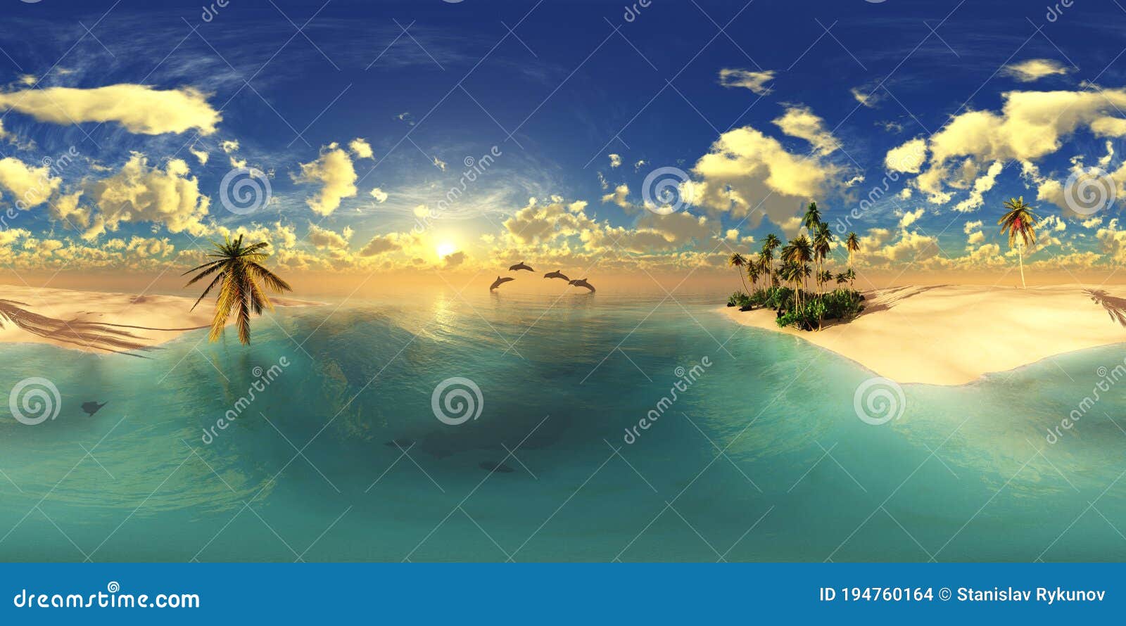 Archipelago, Sea Bay, HDRI, Environment Map , Round Panorama, Spherical ...