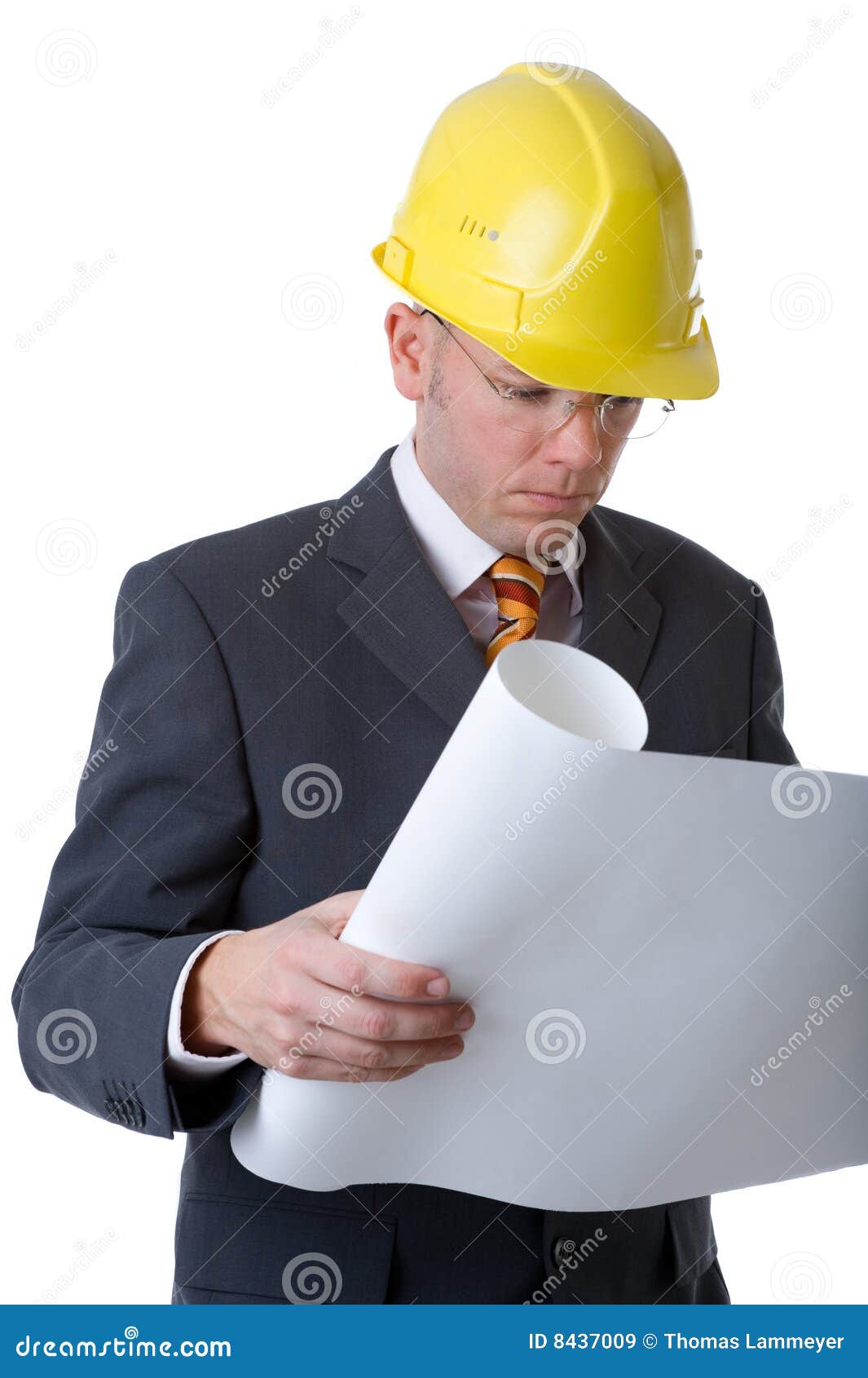 The architect stock image. Image of construct, planning - 8437009