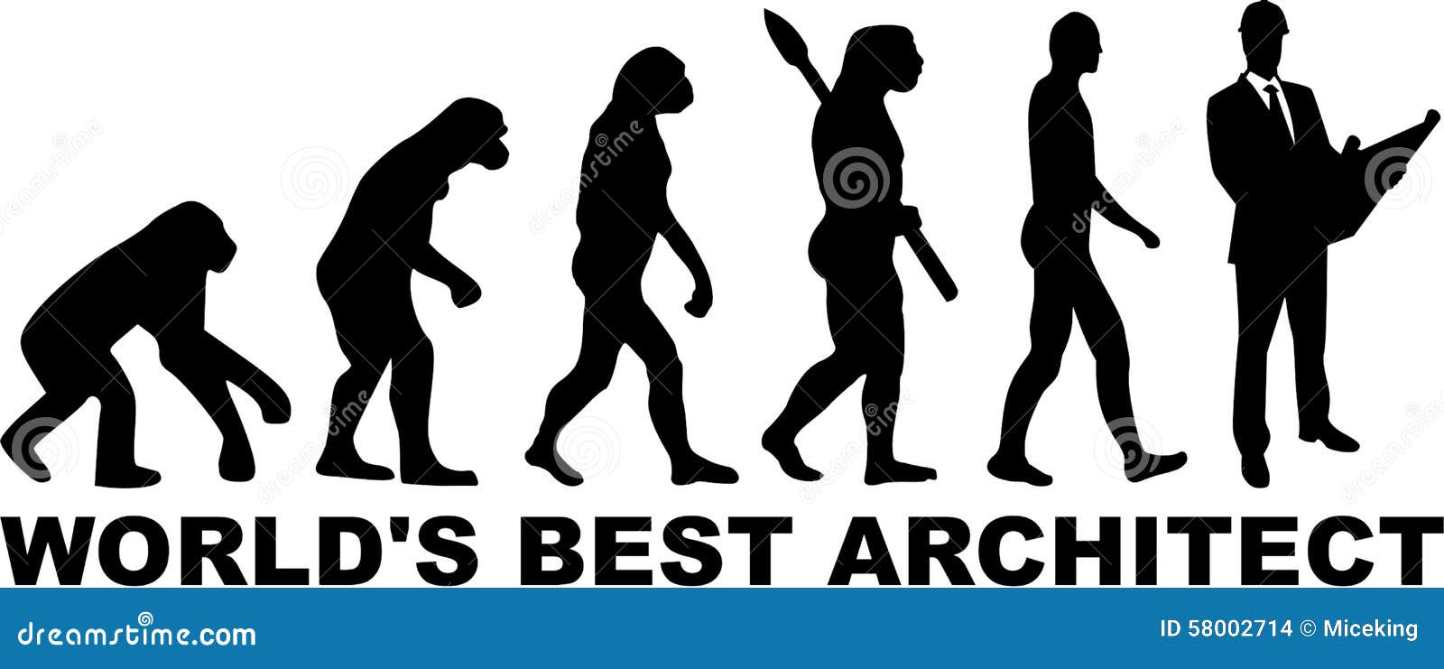 Architect Architecture Evolution Stock Vector - Illustration of ...