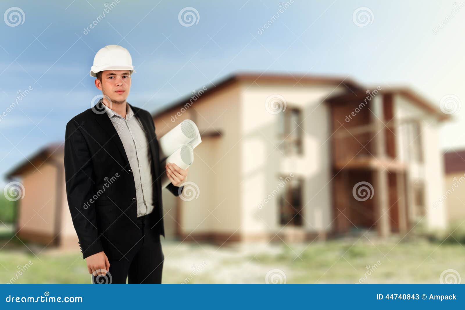 Architect, Builder or Structural Engineer Stock Image - Image of ...