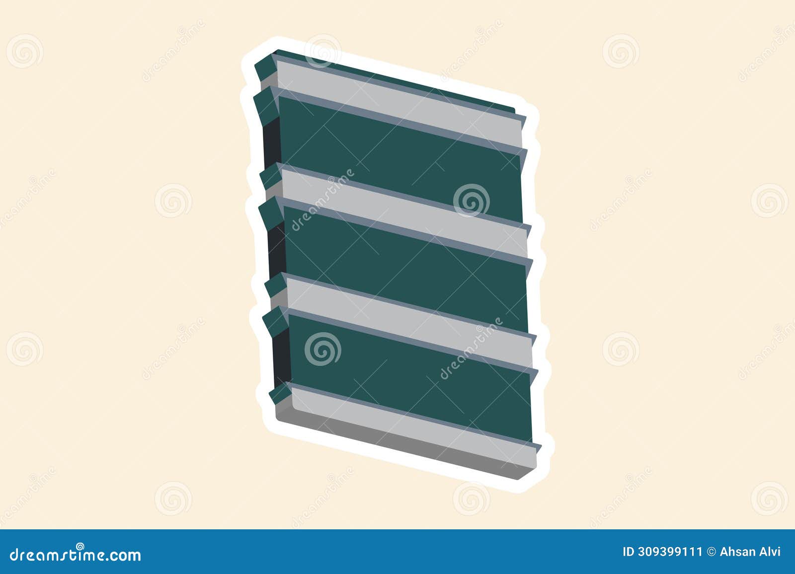 Architect Building Construction Solution Sticker Design Vector. Stock ...