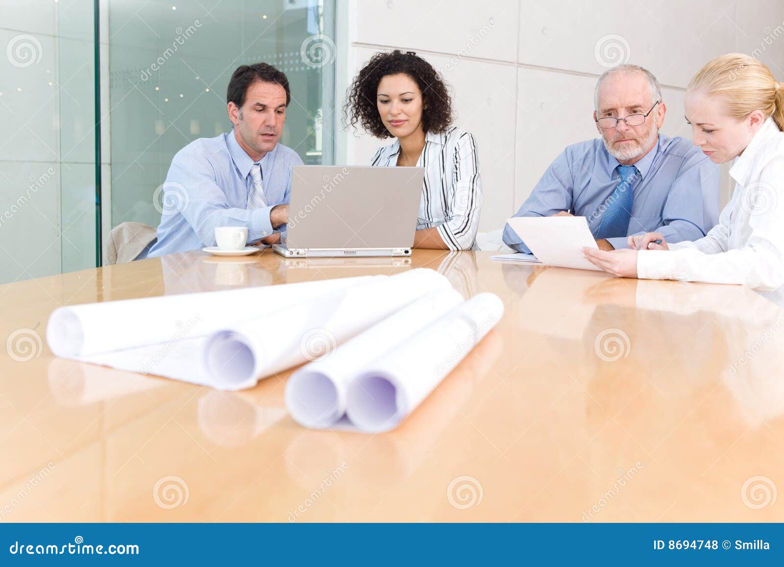 Architect Business Group Meeting Stock Photo - Image of discussion ...